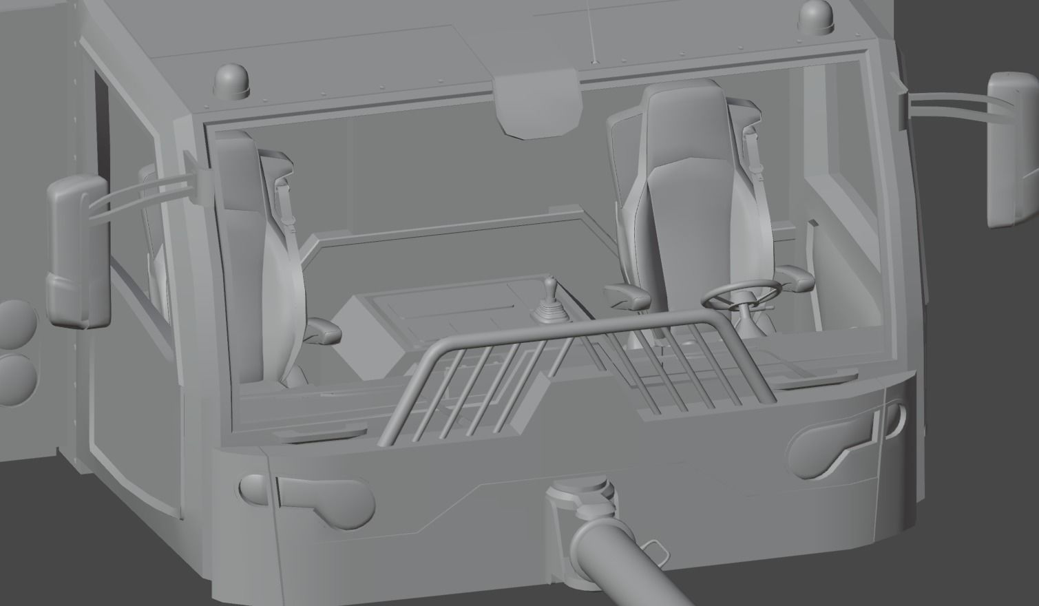 3D model Aircraft Pushback Vehicle - Goldhofer F396 VR / AR / low-poly ...