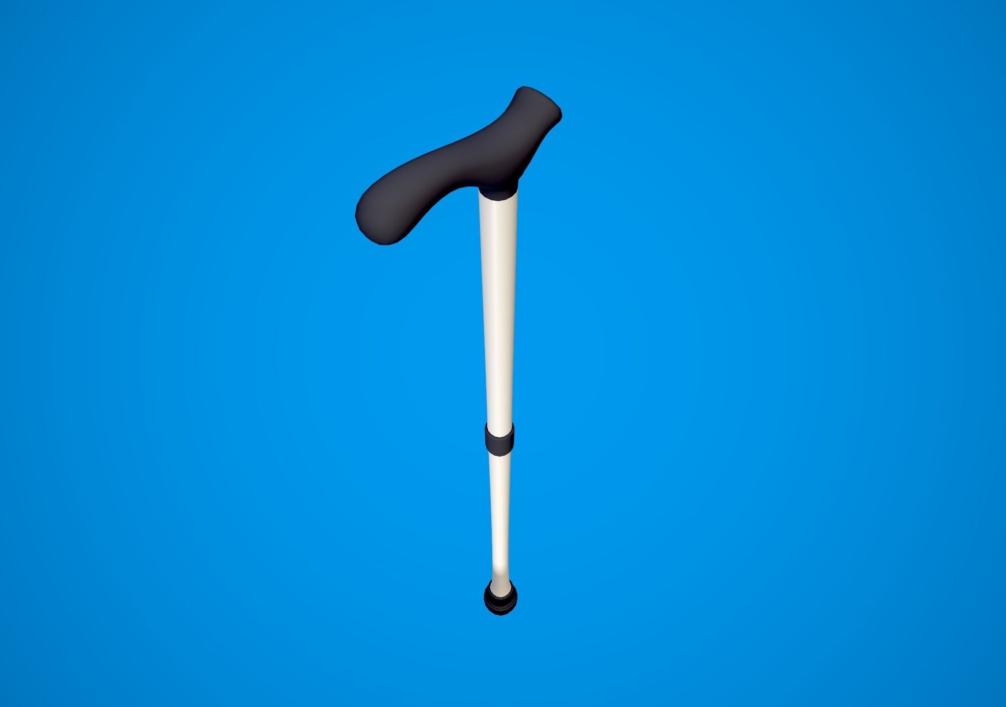 3D model Simple Walking Stick - Lowpoly Model VR / AR / low-poly | CGTrader