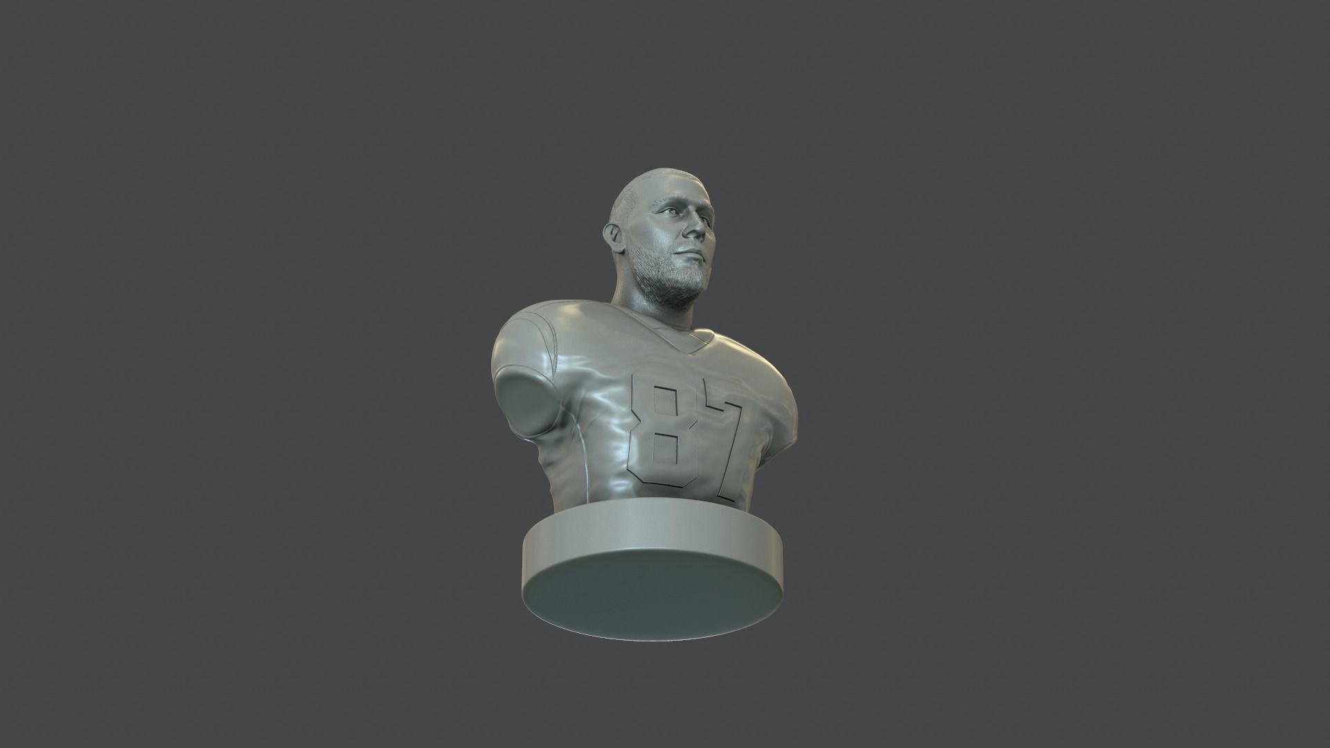 Travis Kelce 3D model 3D printable | CGTrader