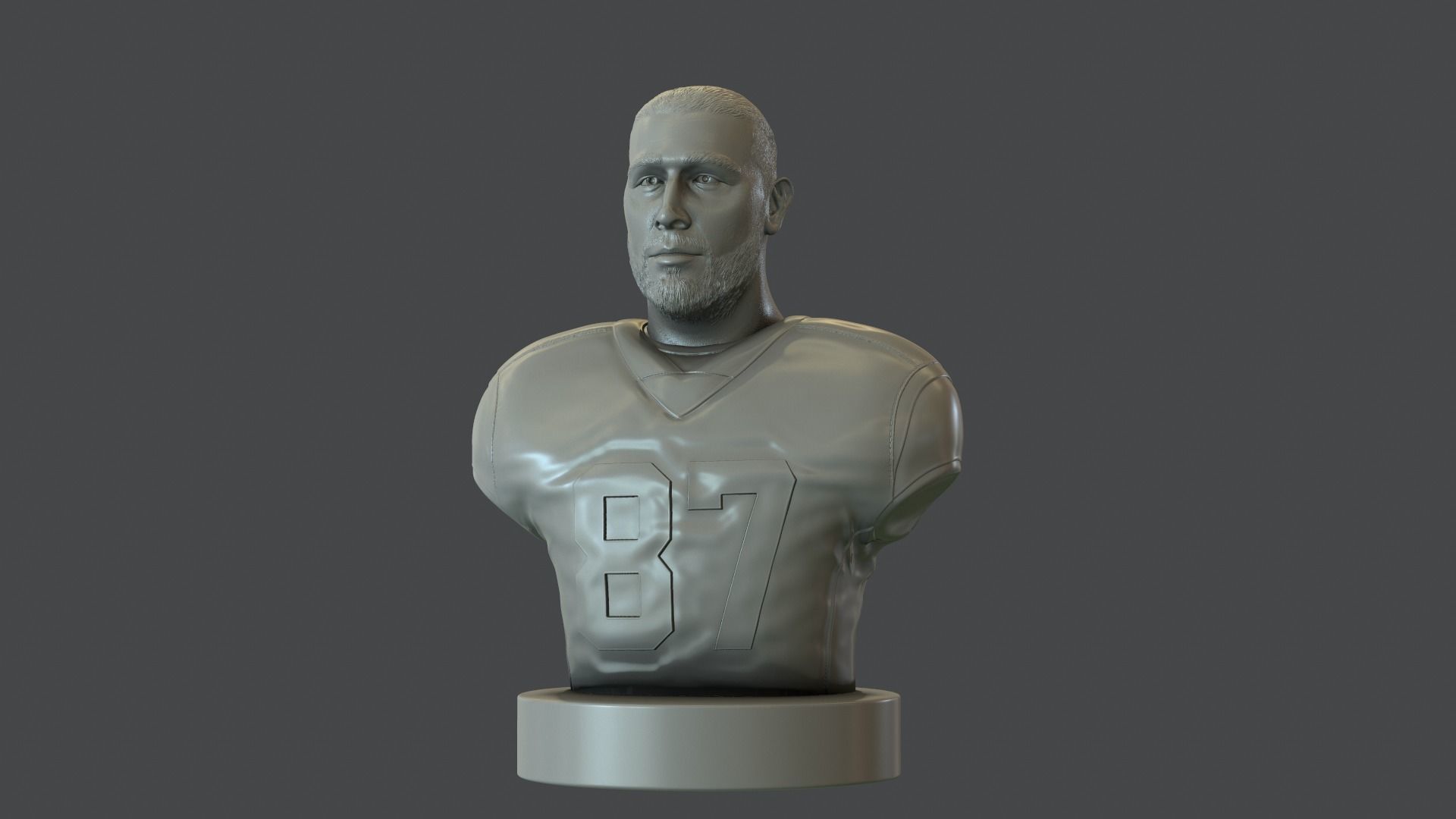 Travis Kelce 3D model 3D printable | CGTrader
