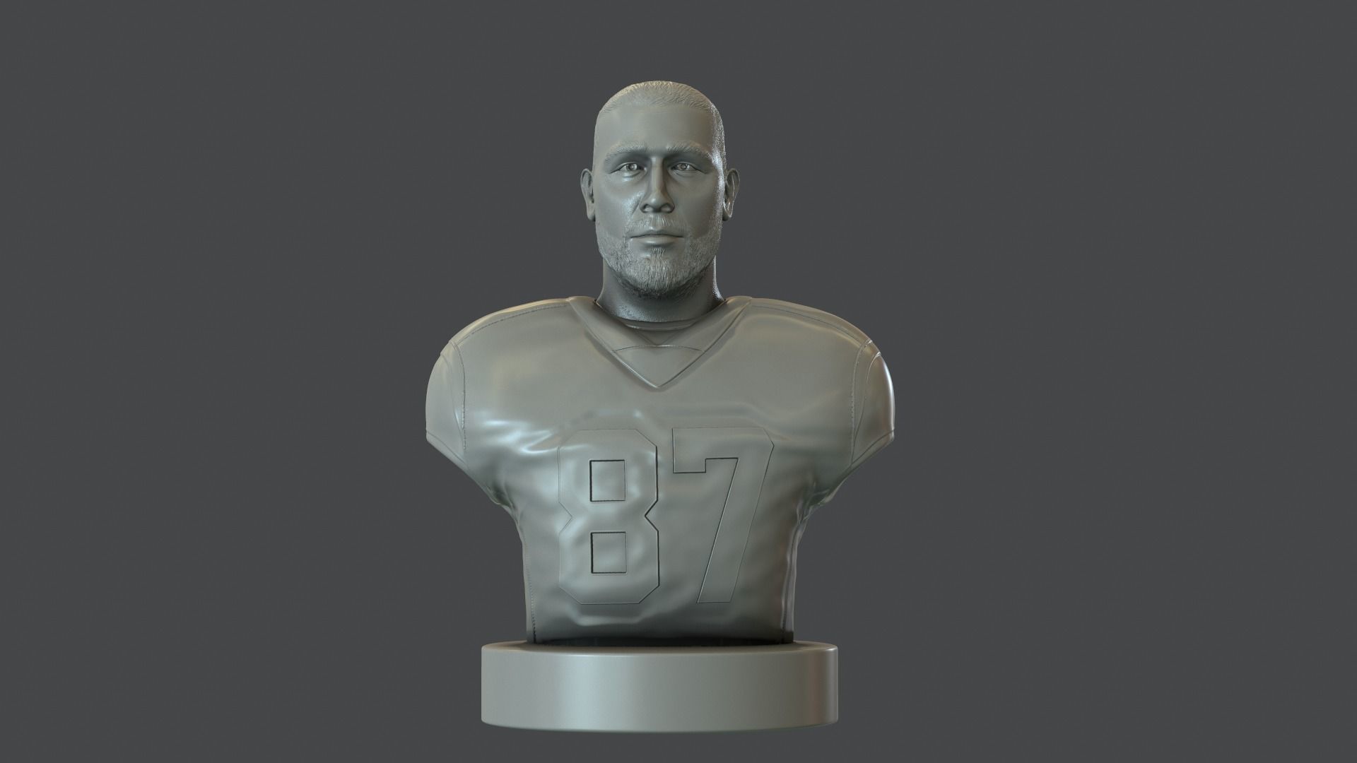 Travis Kelce 3D model 3D printable | CGTrader