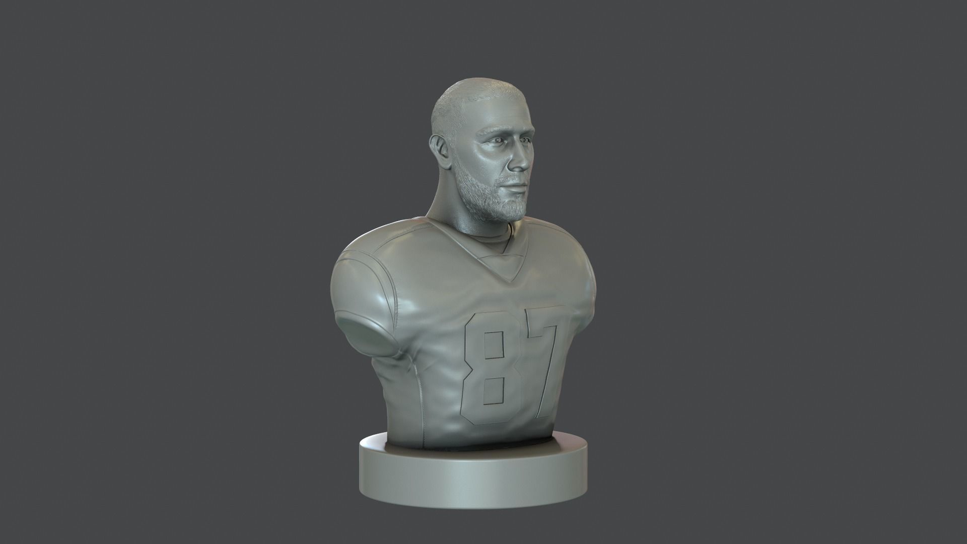 Travis Kelce 3D model 3D printable | CGTrader