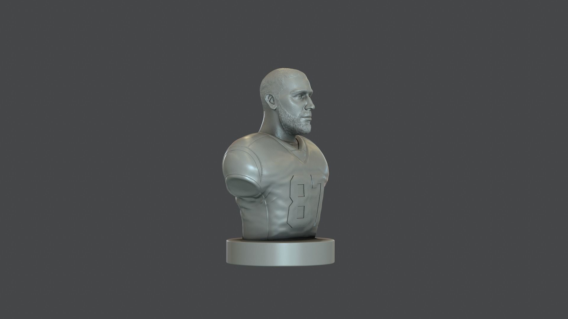 Travis Kelce 3D model 3D printable | CGTrader