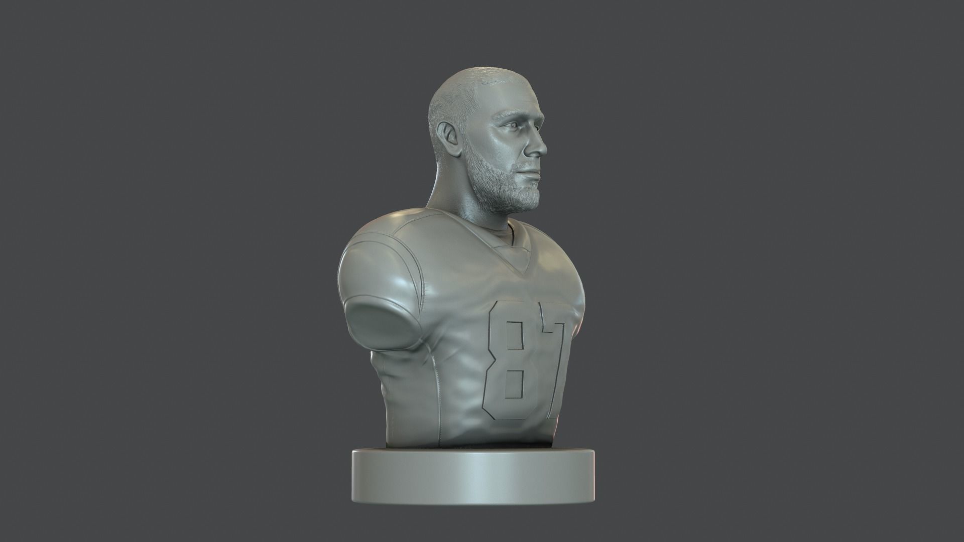 Travis Kelce 3D model 3D printable | CGTrader