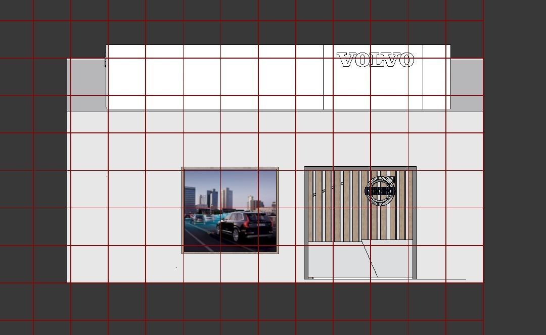 volvo pop up store booth 3D model | CGTrader