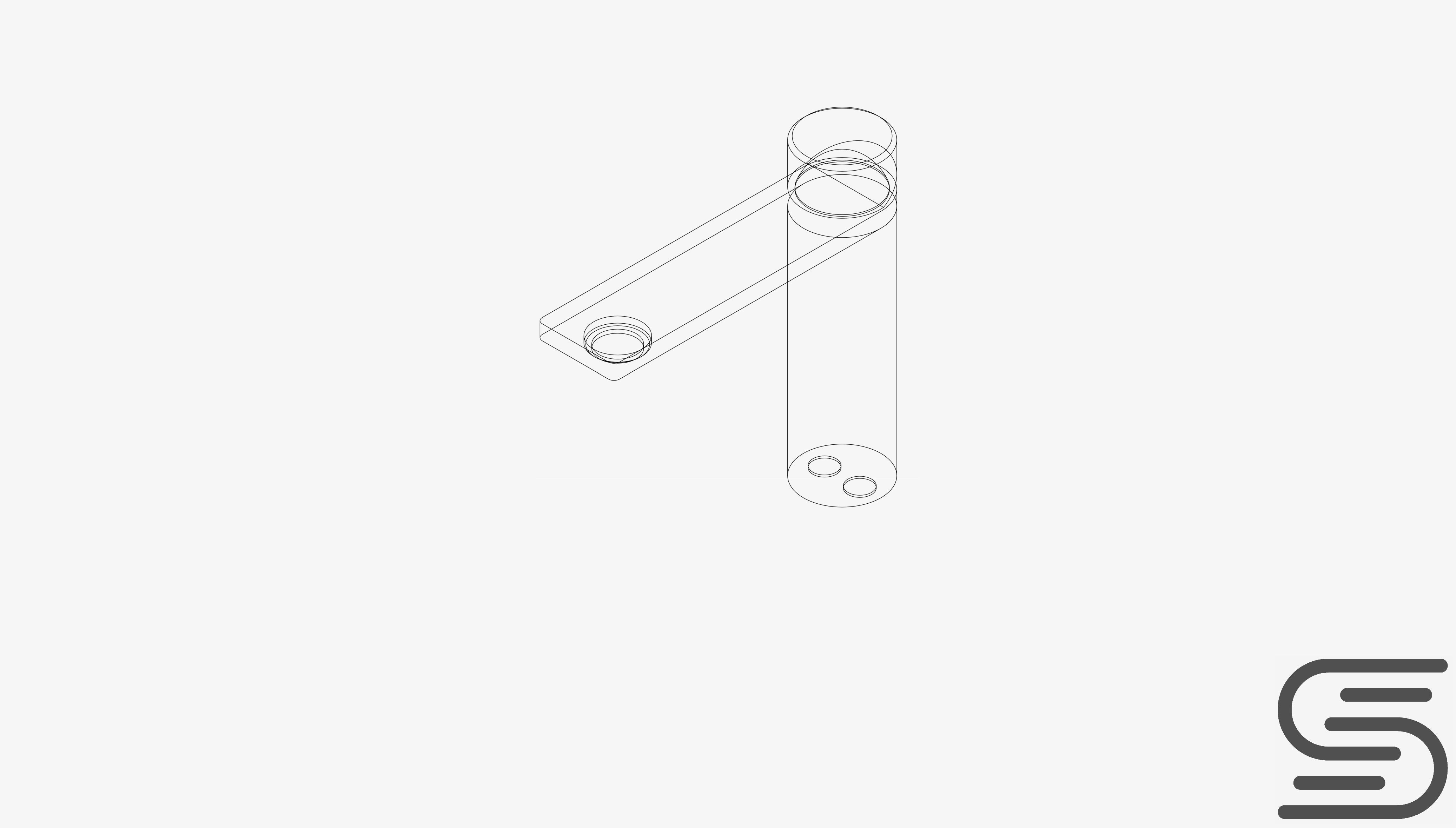 3D model Basin Mixer - Luxury - Axis VR / AR / low-poly | CGTrader