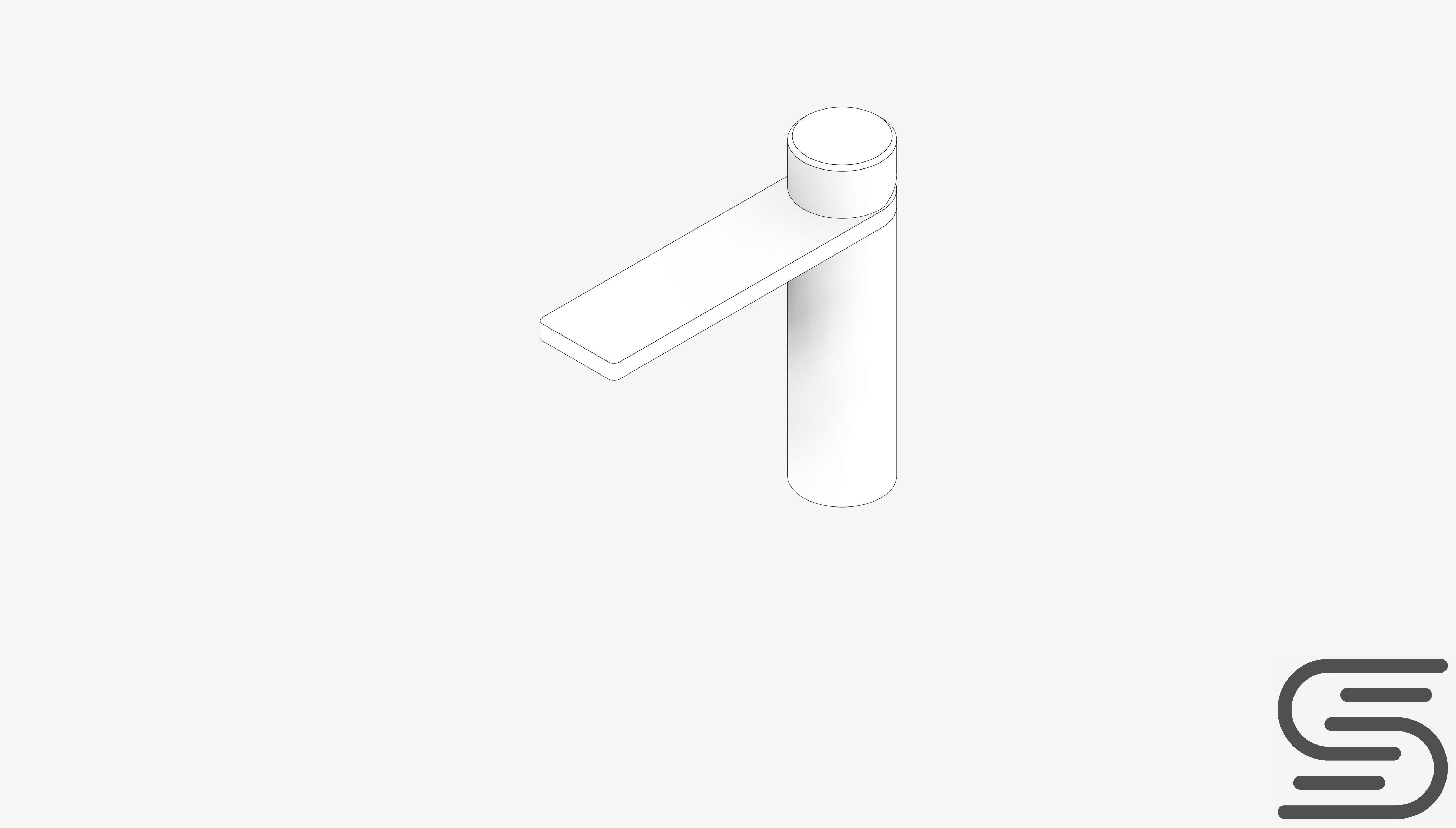 3D model Basin Mixer - Luxury - Axis VR / AR / low-poly | CGTrader