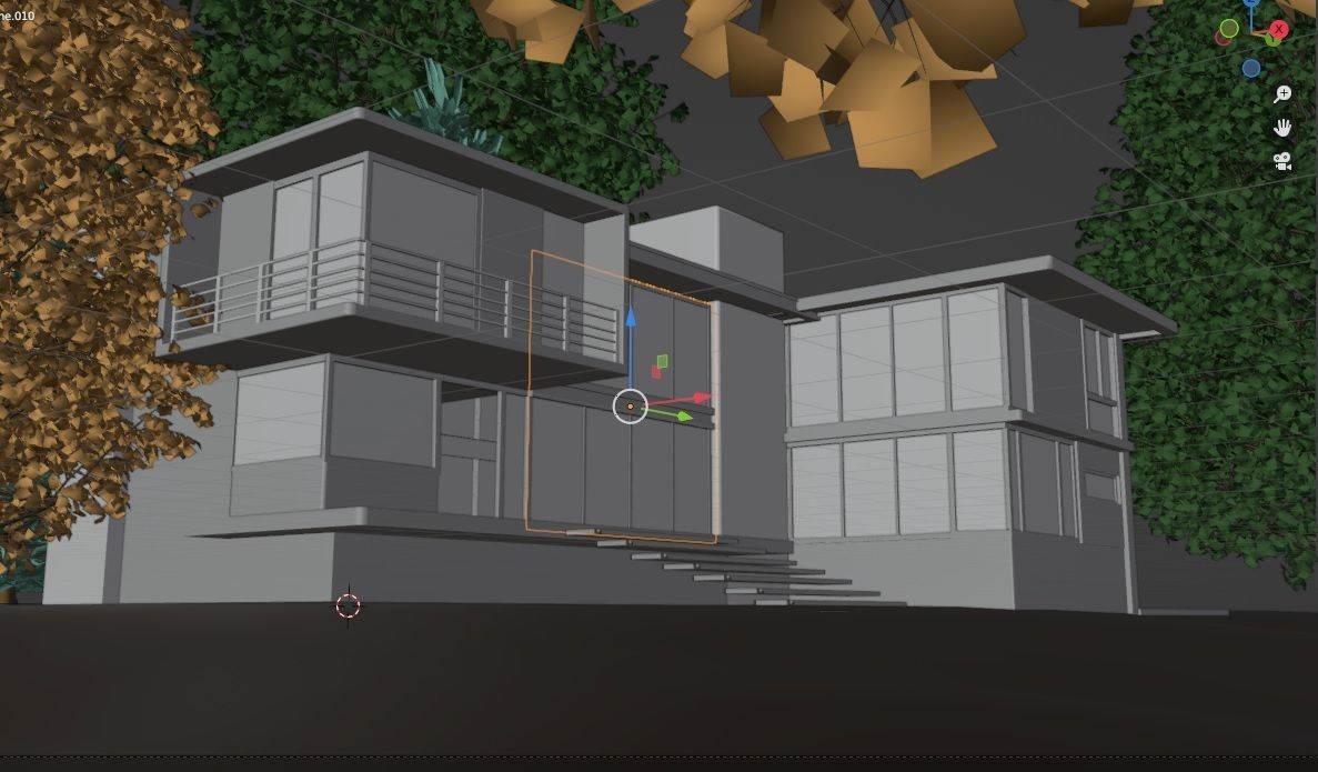 ARCHITECTURE MODEL REALISTIC BLENDER RENDER free VR / AR / low-poly 3D ...