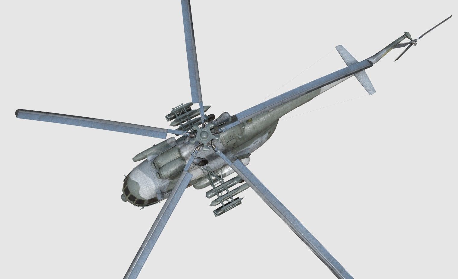 3D model MI 171 helicopter Ukraine VR / AR / low-poly | CGTrader