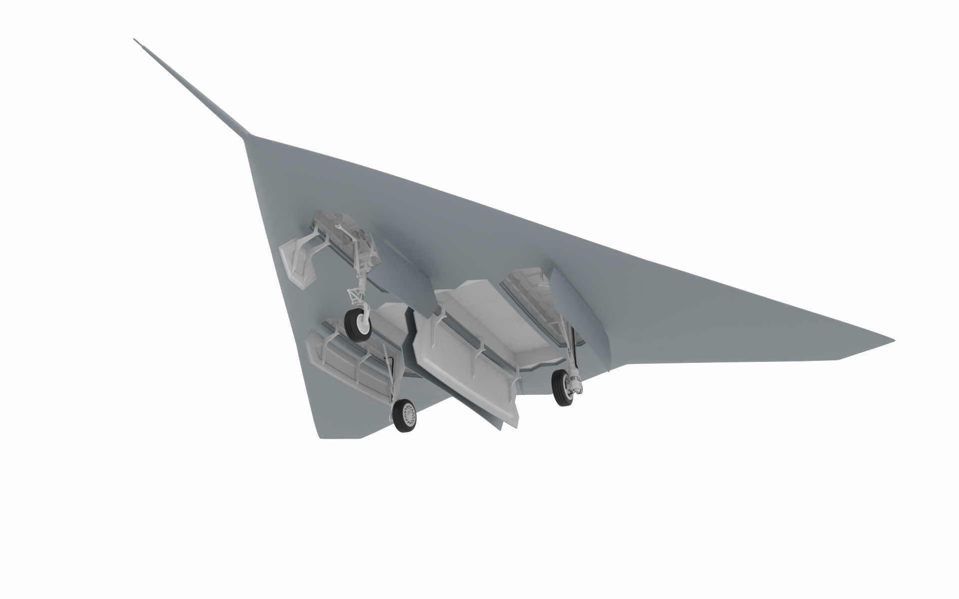 Boeing X-45C Phantom Ray 3D model | CGTrader
