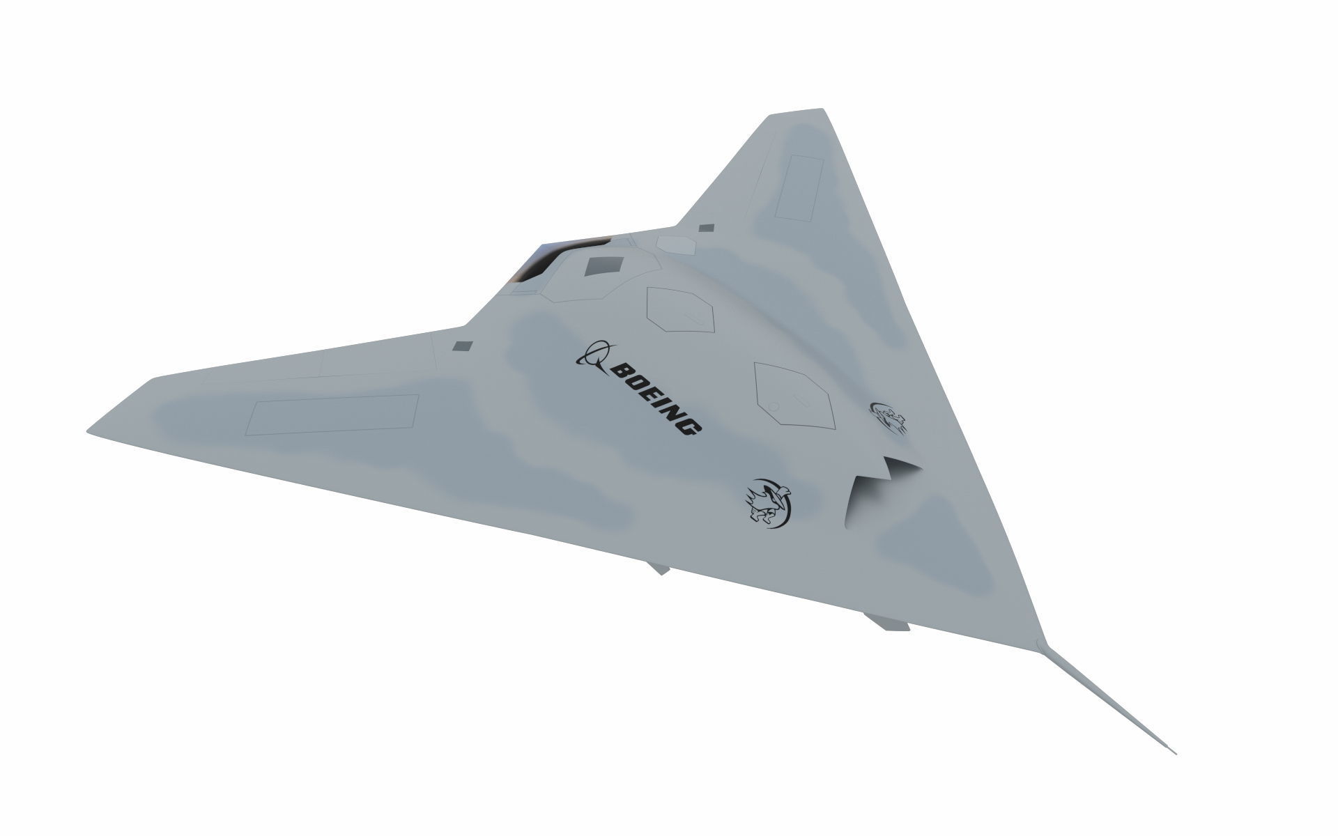 Boeing X-45C Phantom Ray 3D model | CGTrader