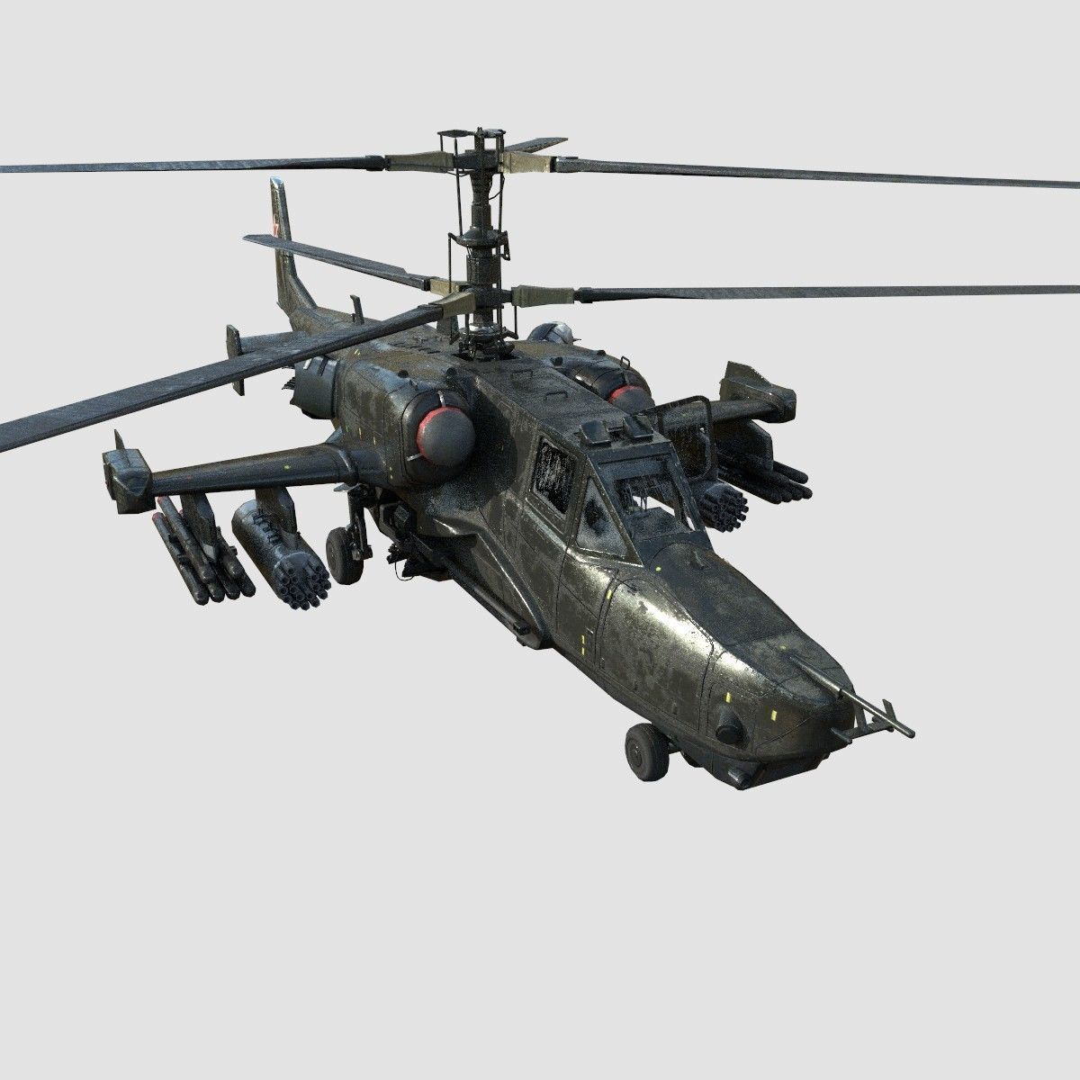 3D model KA -50 helicopter VR / AR / low-poly | CGTrader