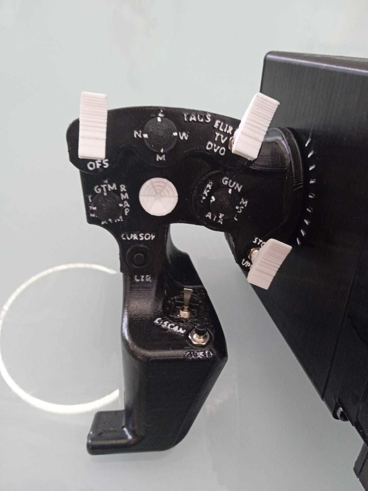 Right and left AH64D CGP hands grip and TDU TEDAC 3d printing 3D model ...