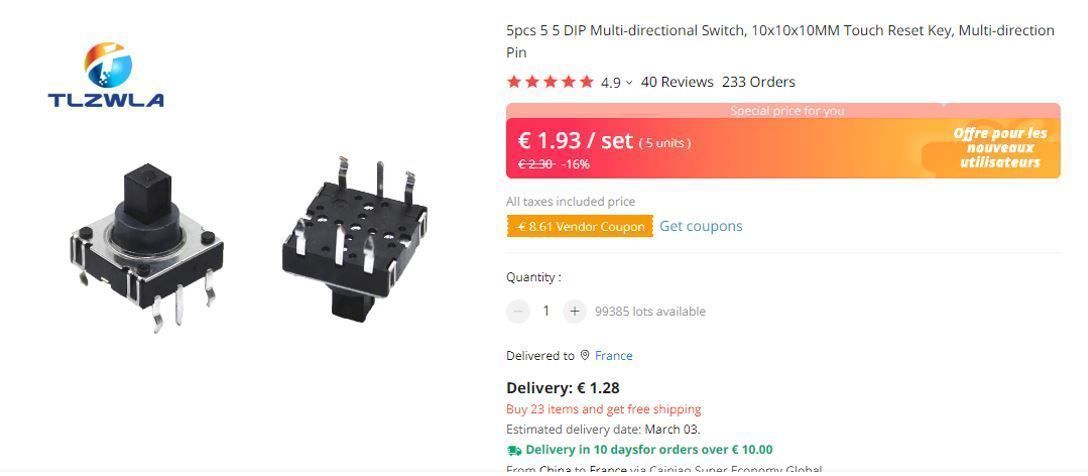 Right and left AH64D CGP hands grip and TDU TEDAC 3d printing 3D model ...