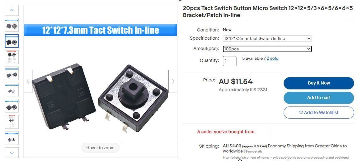 Right and left AH64D CGP hands grip and TDU TEDAC 3d printing 3D model ...