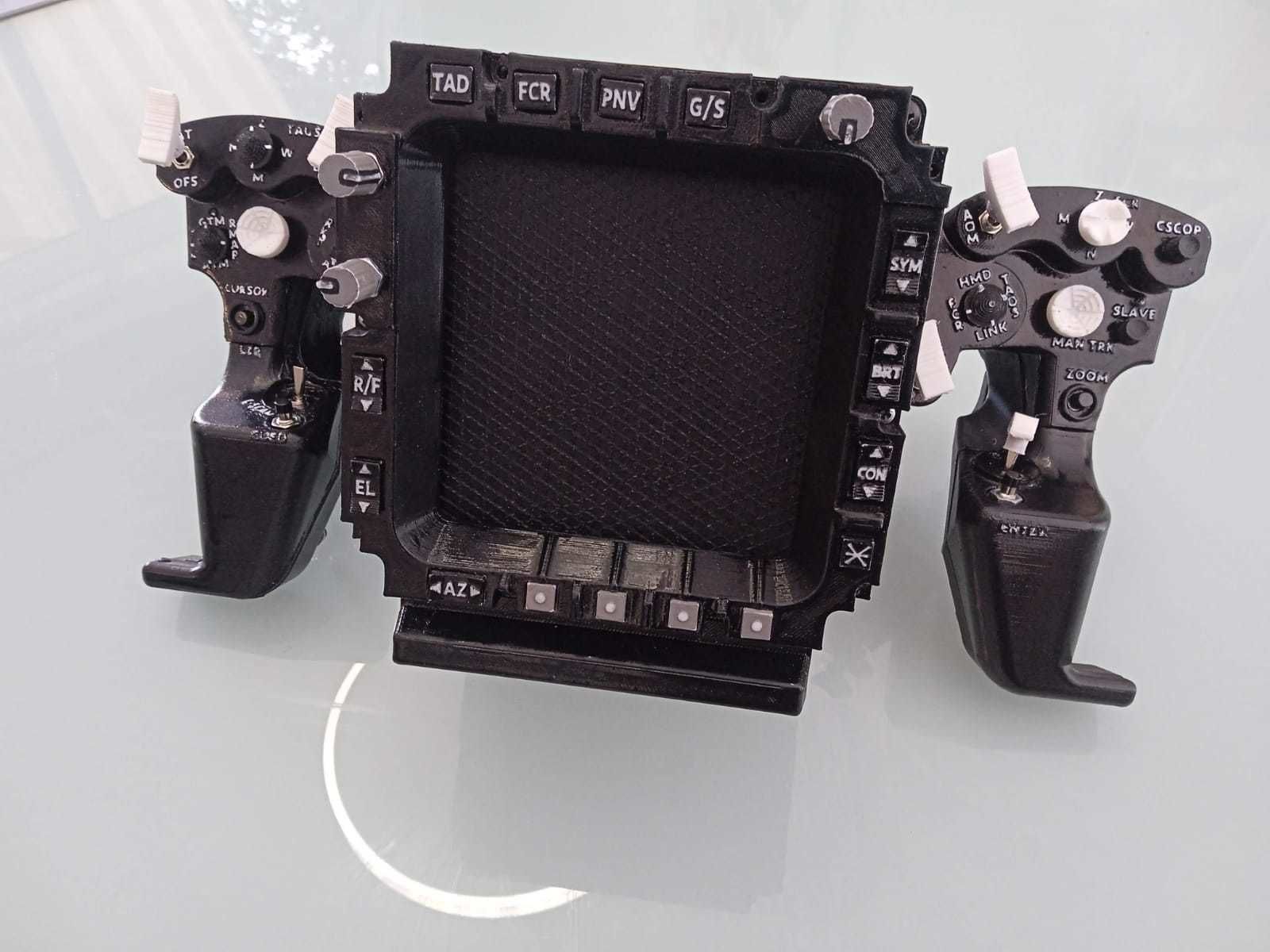 Right and left AH64D CGP hands grip and TDU TEDAC 3d printing 3D model ...