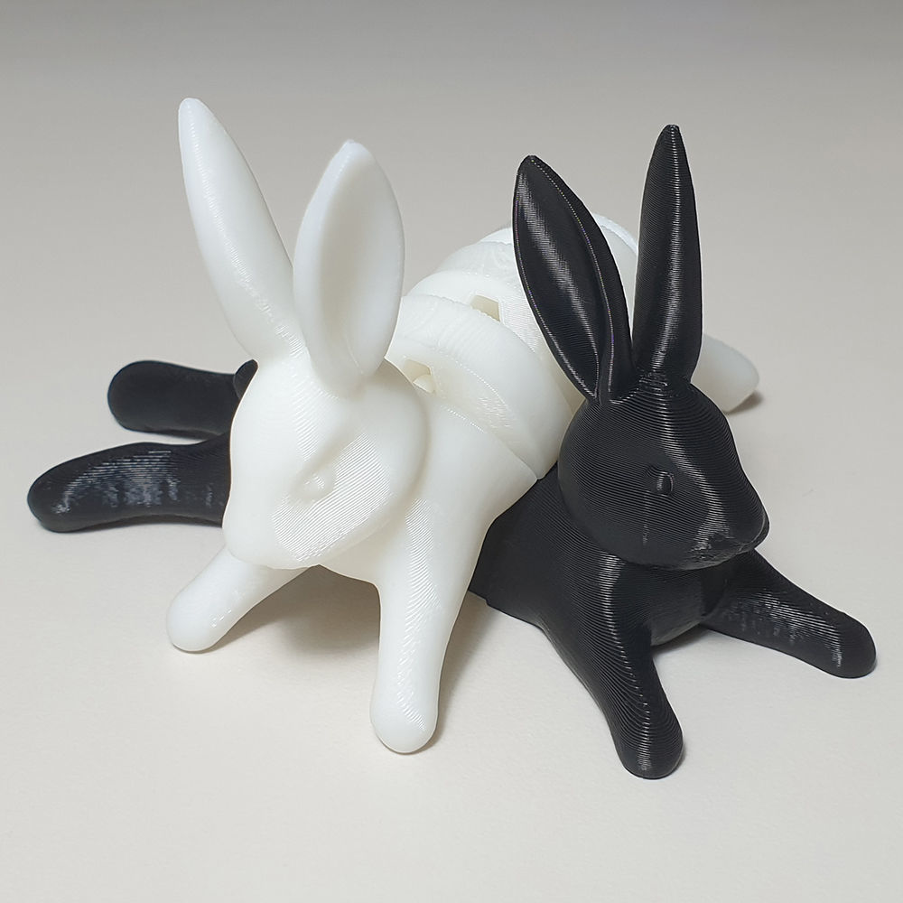 flexi rabbit 3D model 3D printable | CGTrader