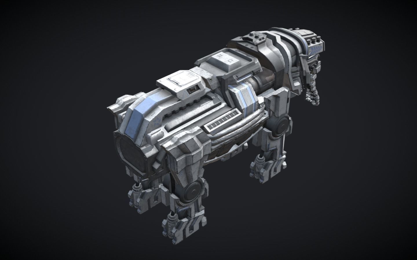 3D model Mecha Elephant VR / AR / low-poly | CGTrader