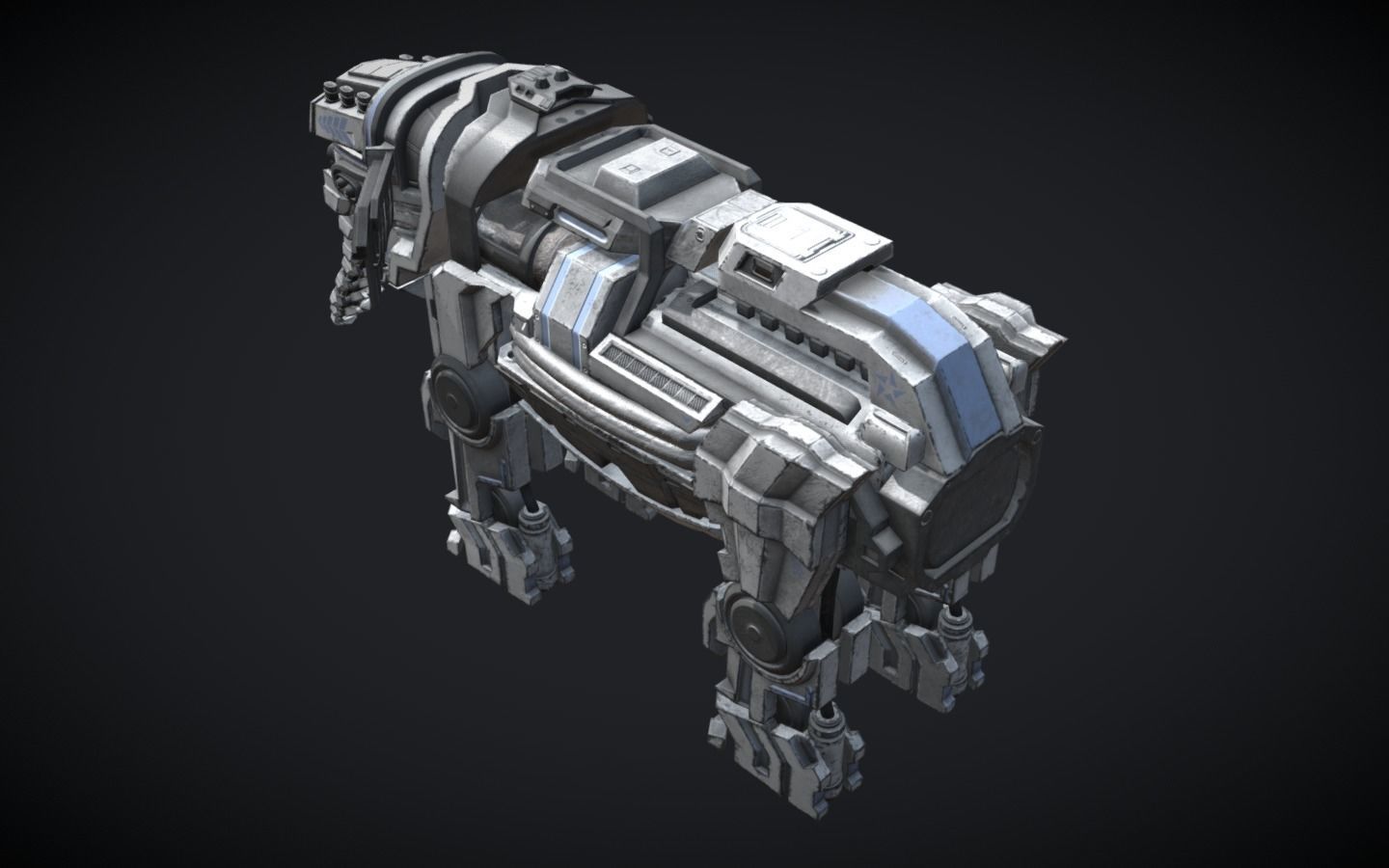 3D model Mecha Elephant VR / AR / low-poly | CGTrader