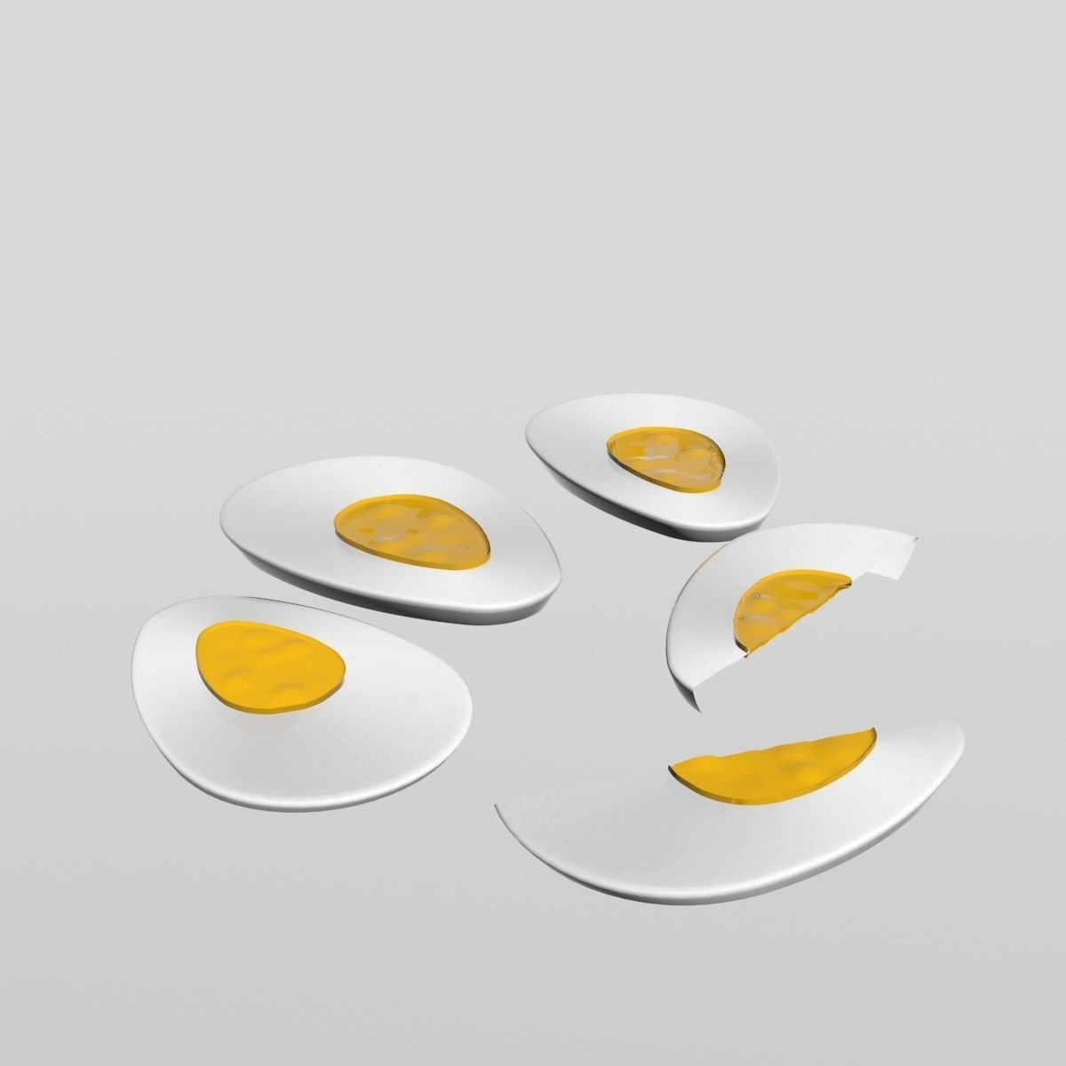3D model boil egg VR / AR / low-poly | CGTrader