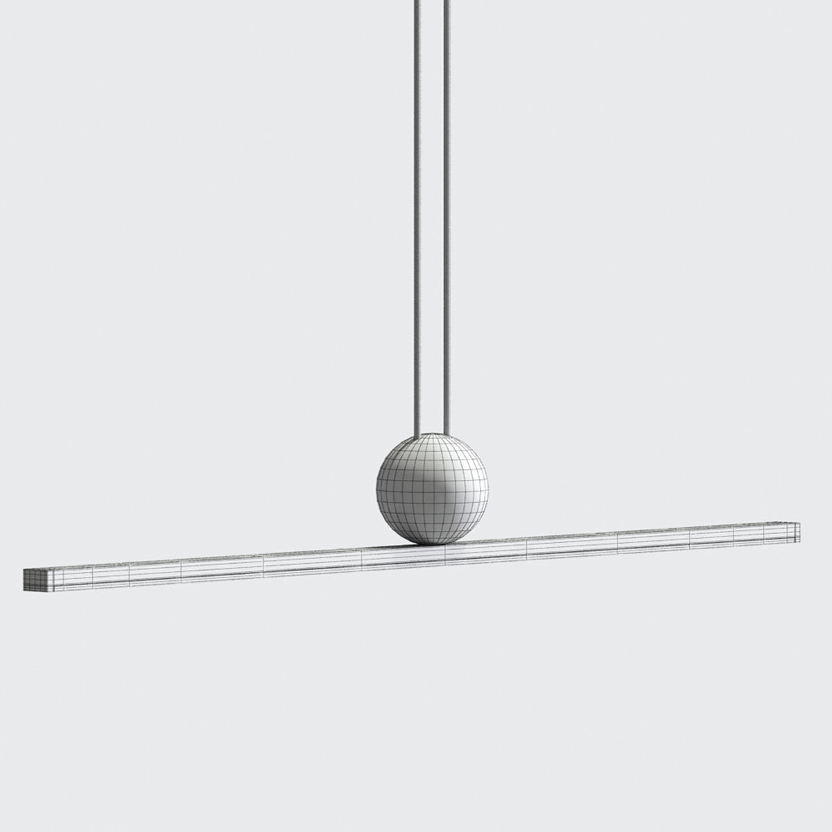 Italamp Regolo Direct Light Metal Pendant Lamp 3D model | CGTrader