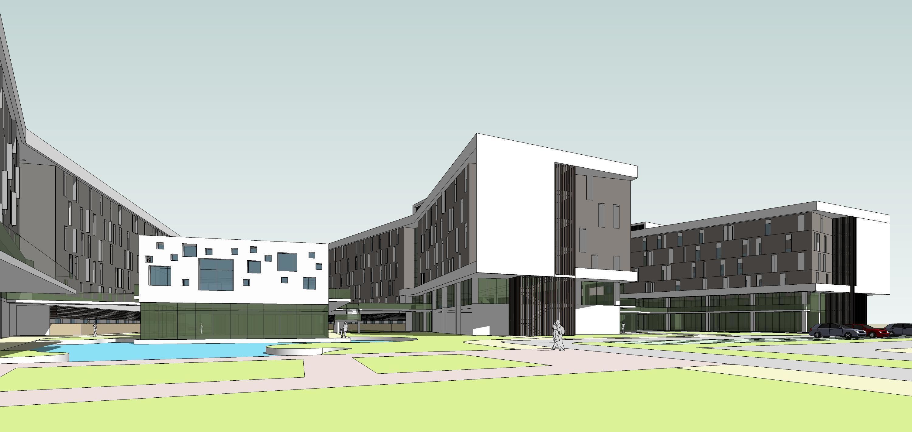 Sketchup Highschool or College 231 3D model | CGTrader