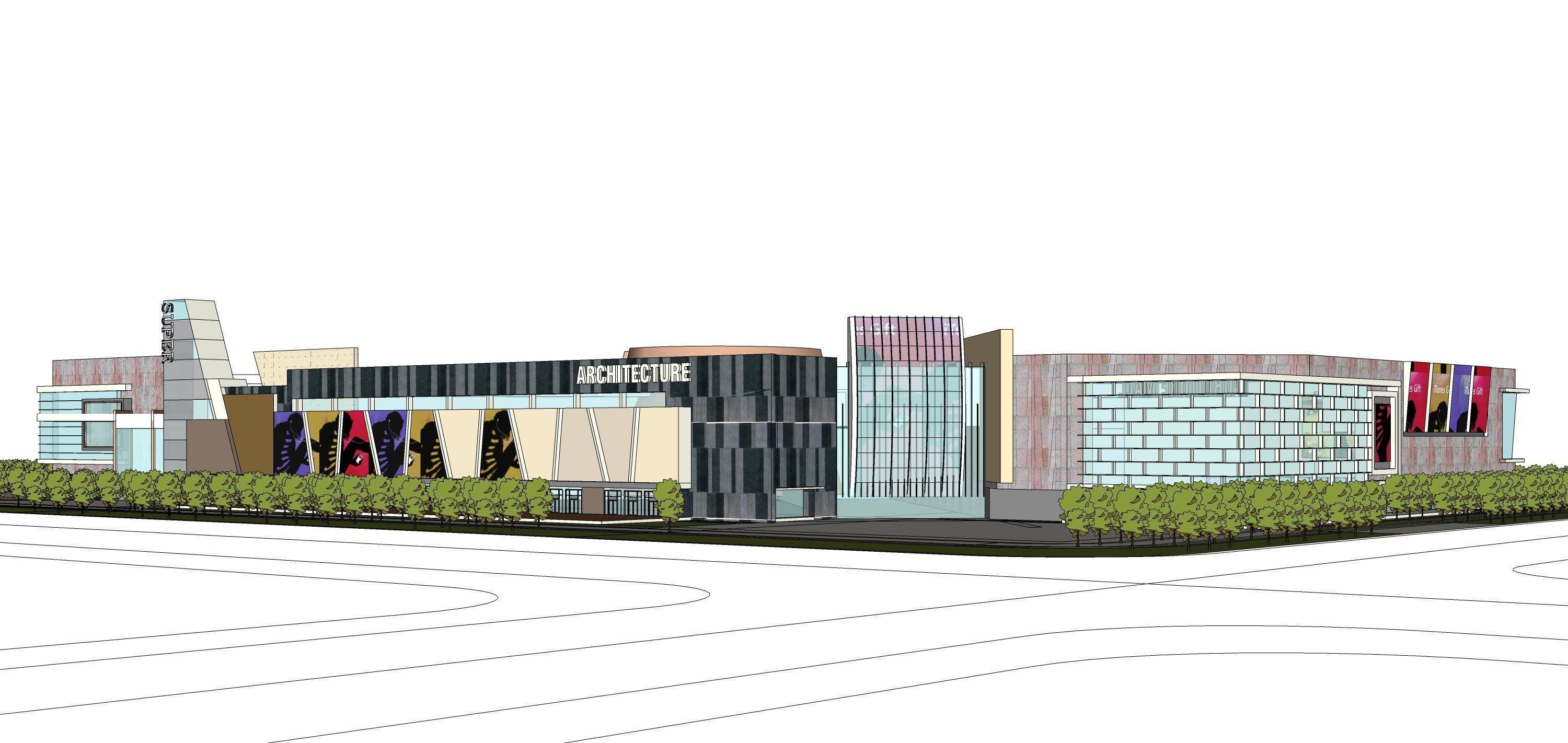 Sketchup Shopping Center 233 3D model | CGTrader