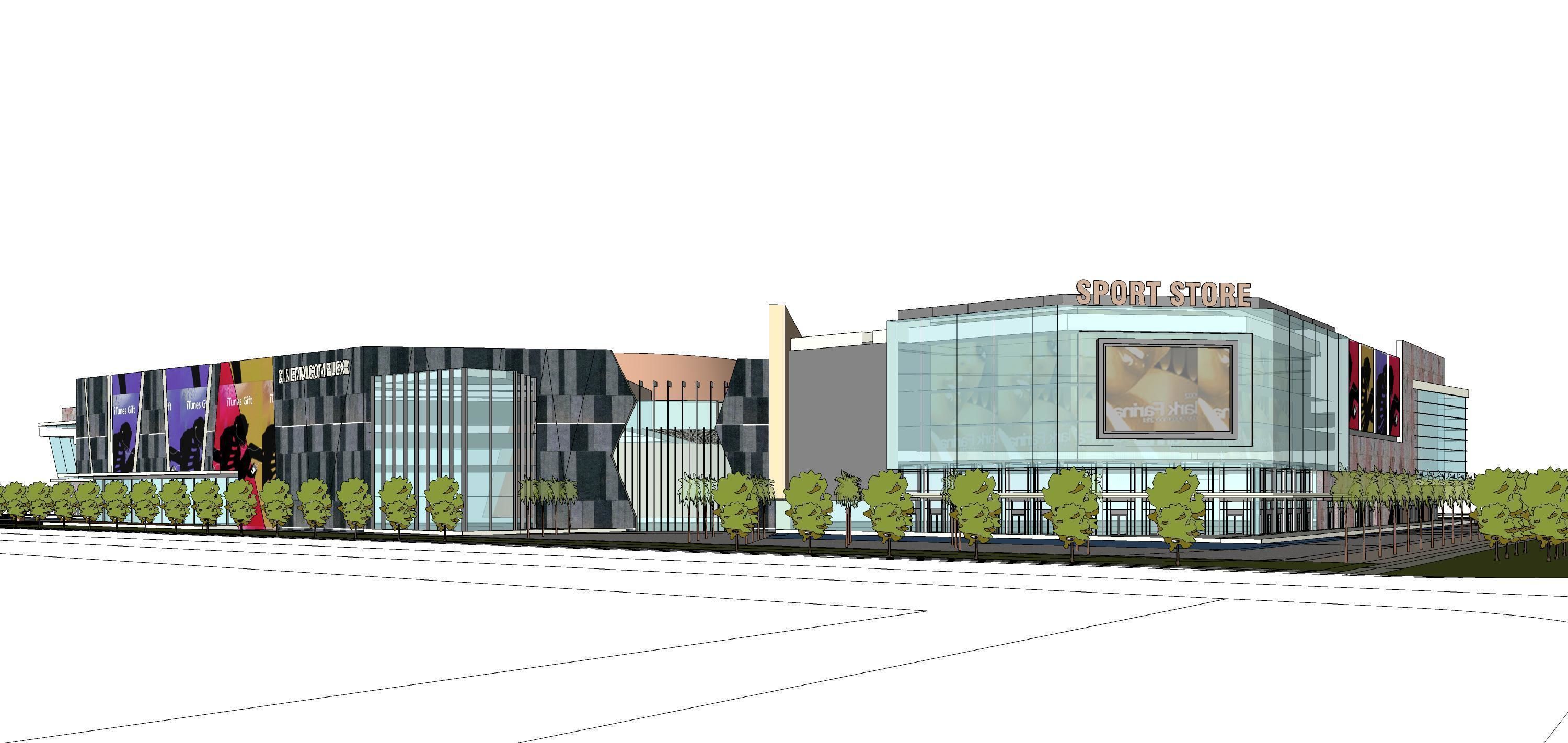 Sketchup Shopping Center 233 3D model | CGTrader