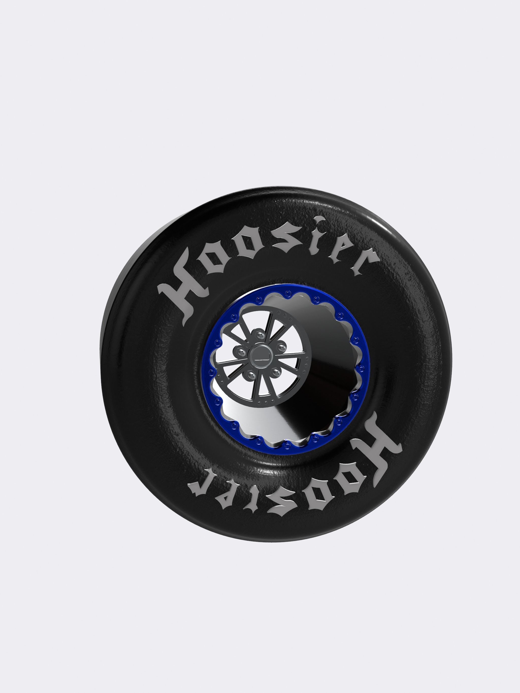 Drag Wheel COMBO Rear RC Components Hammer 15inch Big Tire 3D model 3D ...