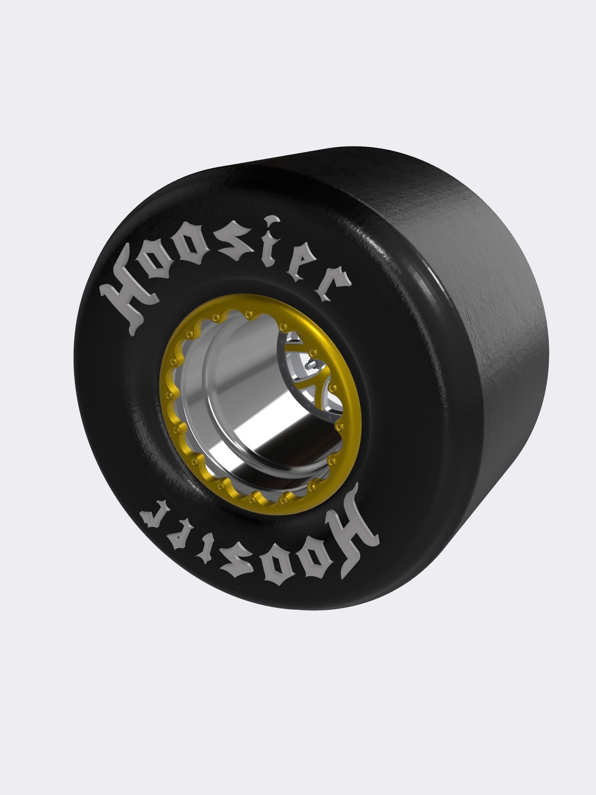 Drag Wheel COMBO Rear Weld V Series 15inch Big Tire 3D model 3D ...