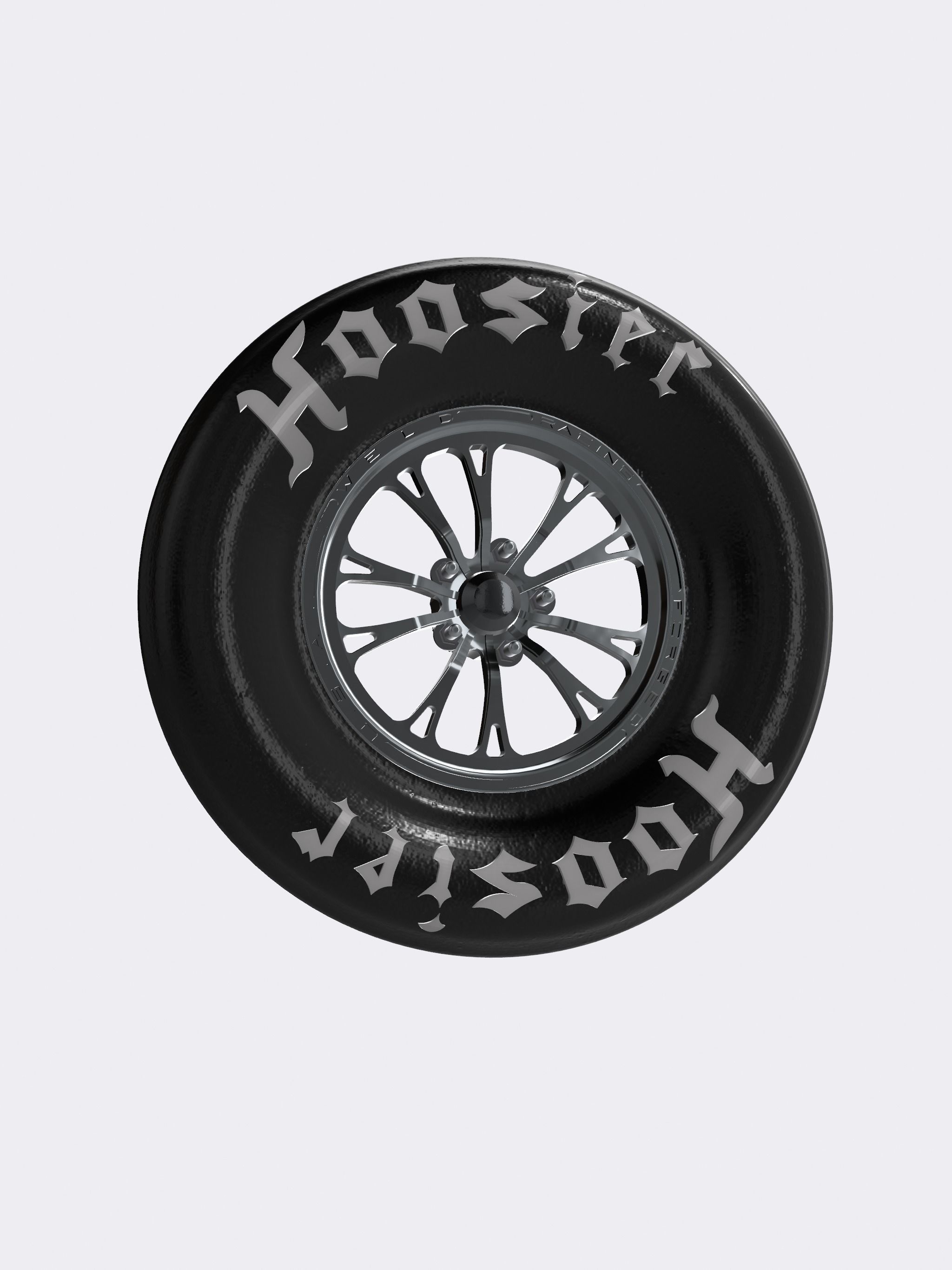 Drag Wheel COMBO Front Weld V Series 15inch 5 stud 3D model 3D ...