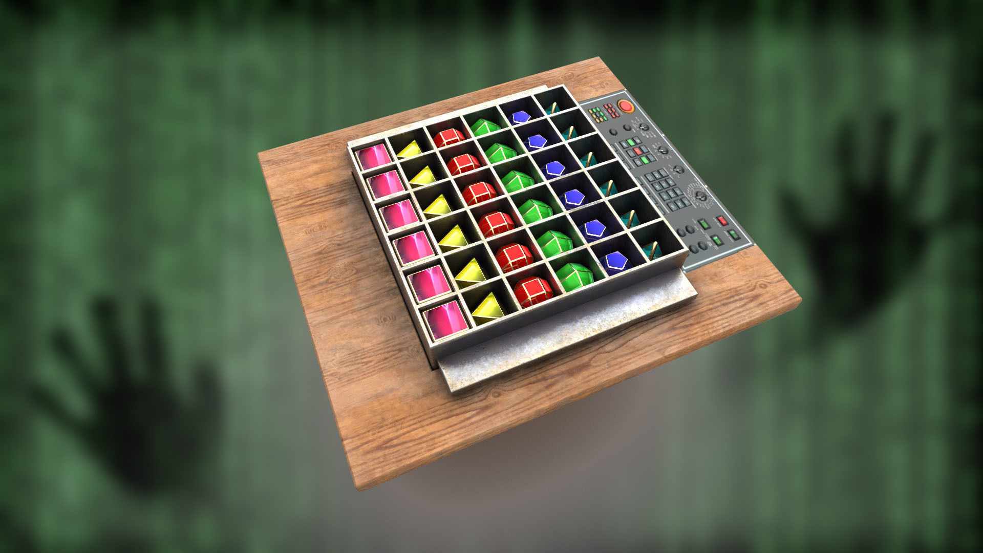 3D model Game dice with golden frame PBR low-poly VR / AR / low-poly ...