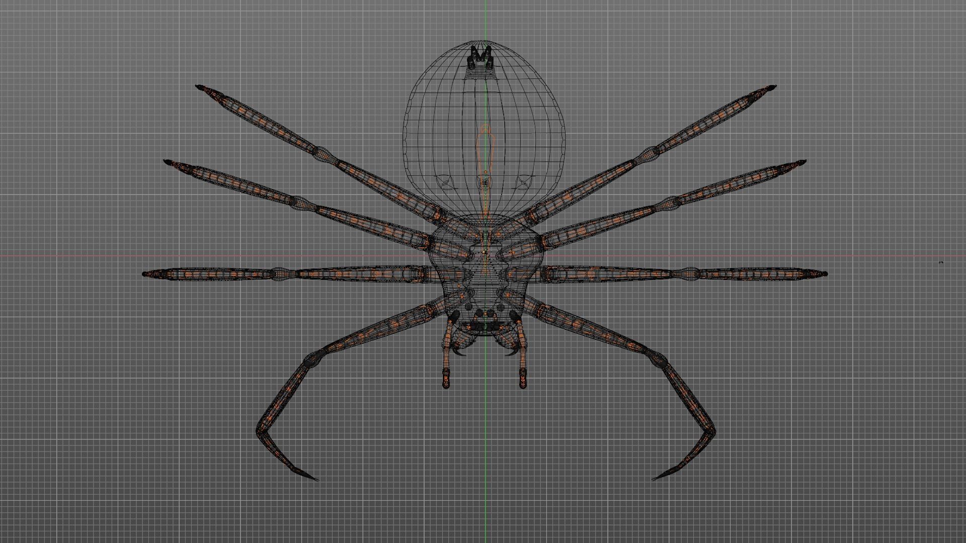 Total Spider 3D model animated rigged | CGTrader