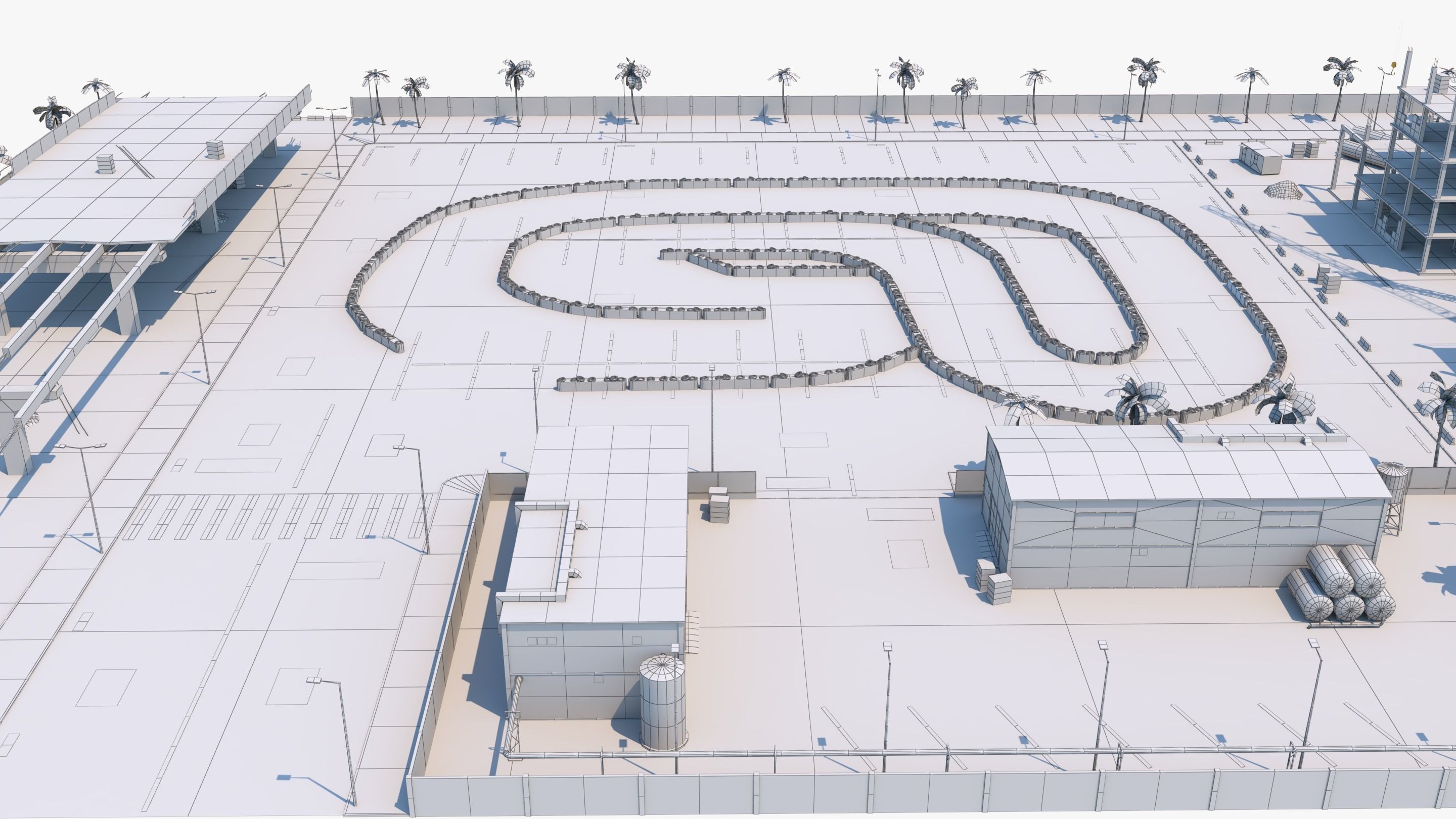 3D model Drift Scene in Construction VR / AR / low-poly | CGTrader