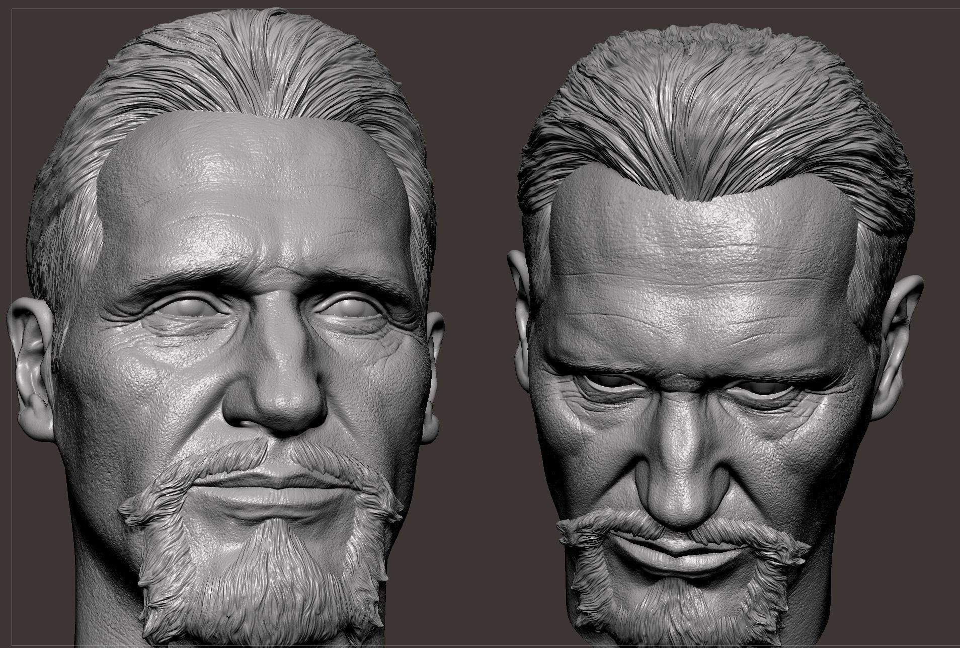 Liam Neeson Ras al Ghul Head 3D model 3D printable | CGTrader