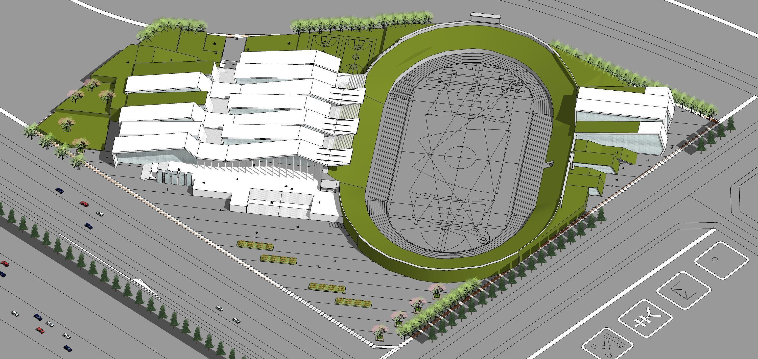 Sketchup Sport Building F4 3D model | CGTrader