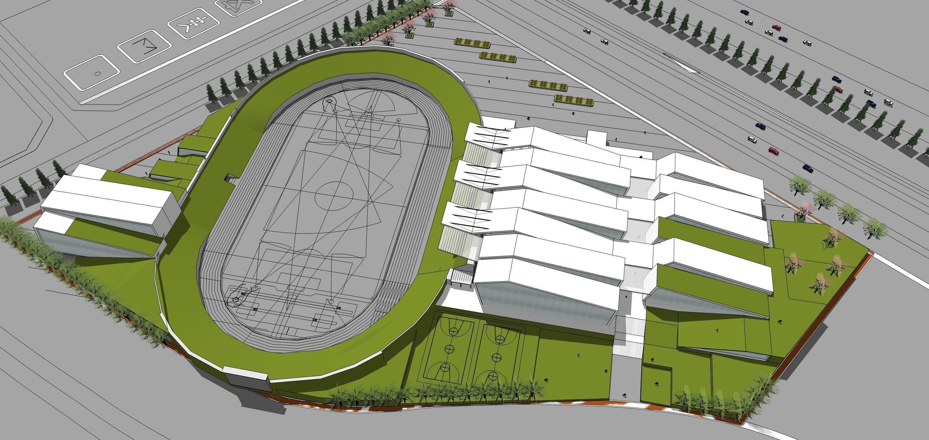 Sketchup Sport Building F4 3D model | CGTrader