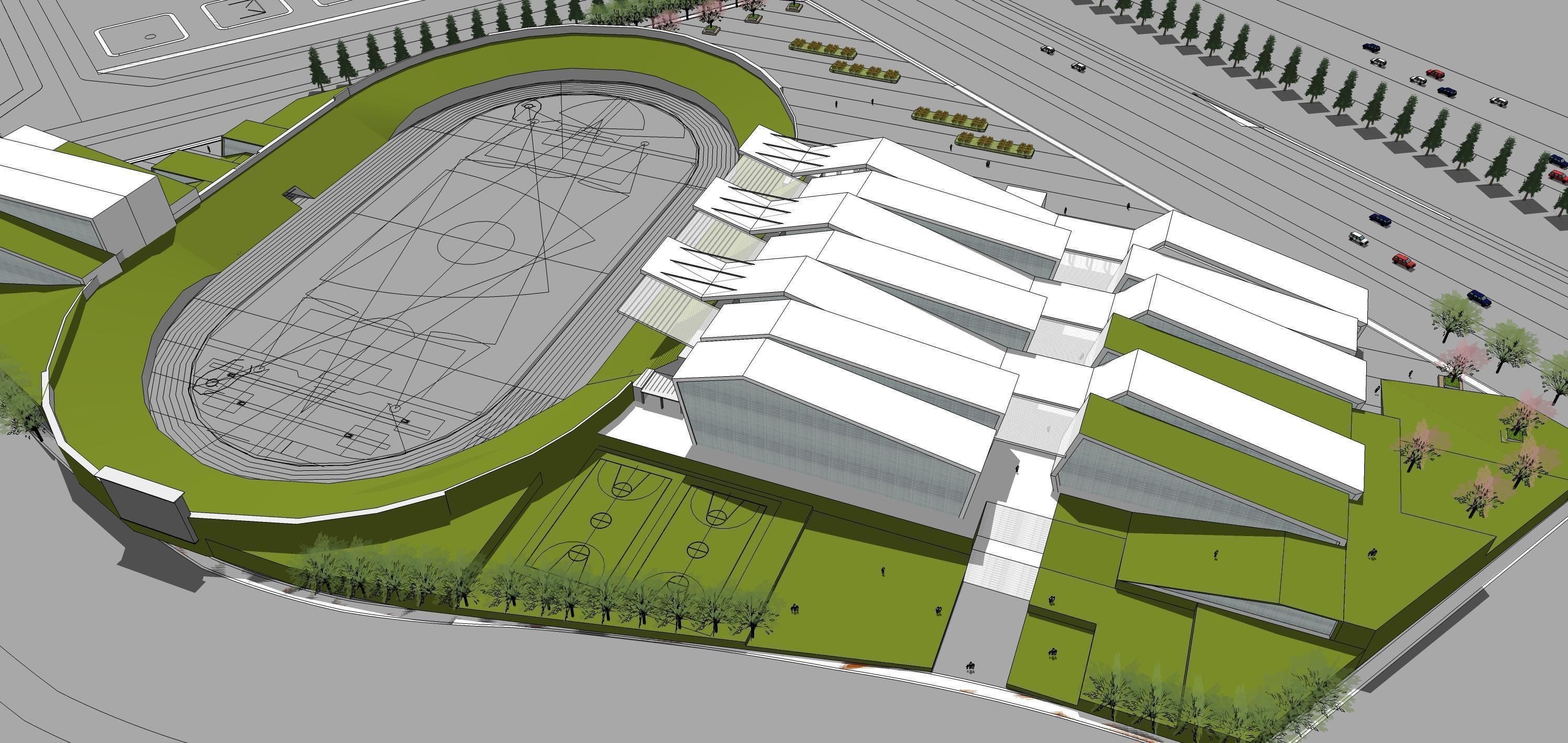 Sketchup Sport Building F4 3D model | CGTrader