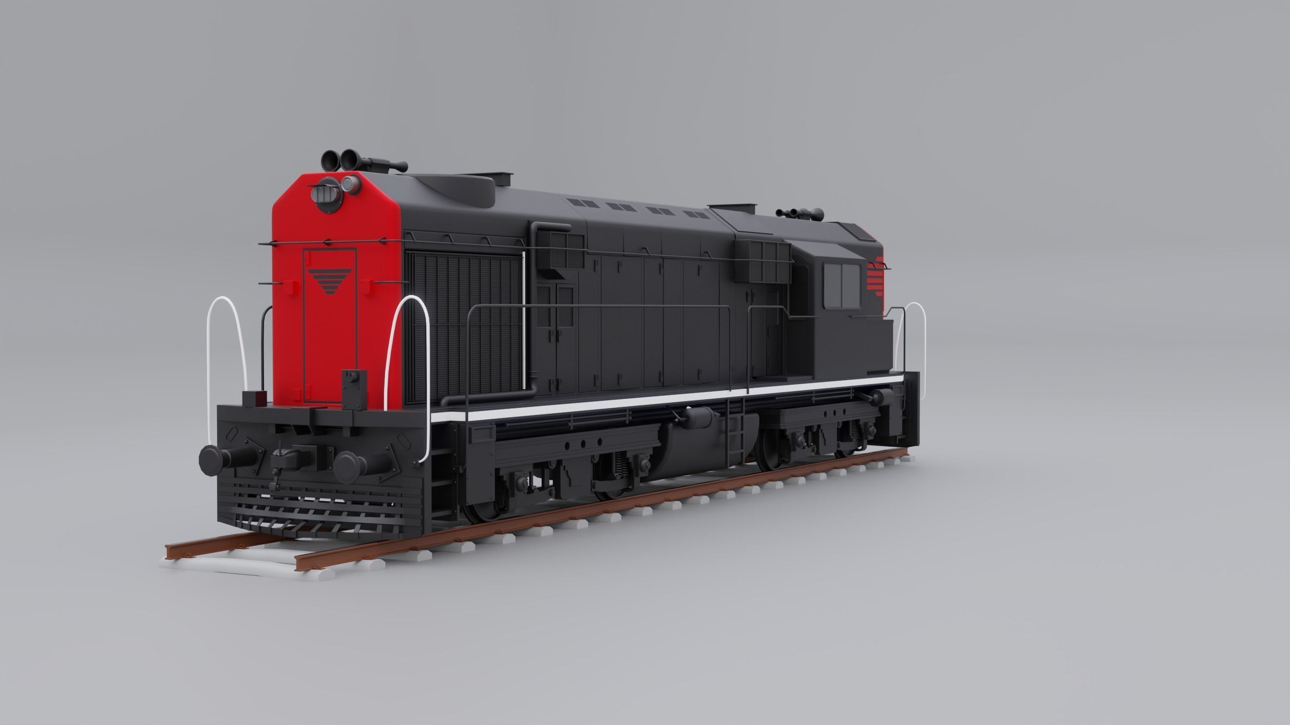3d Indian Locomotive Train Engine Model 3D model | CGTrader