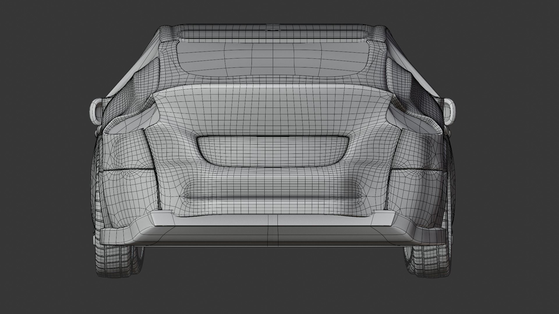 dented sports car free 3D model | CGTrader