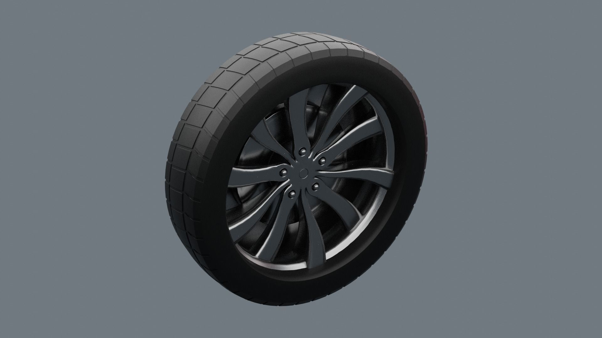 dented sports car free 3D model | CGTrader