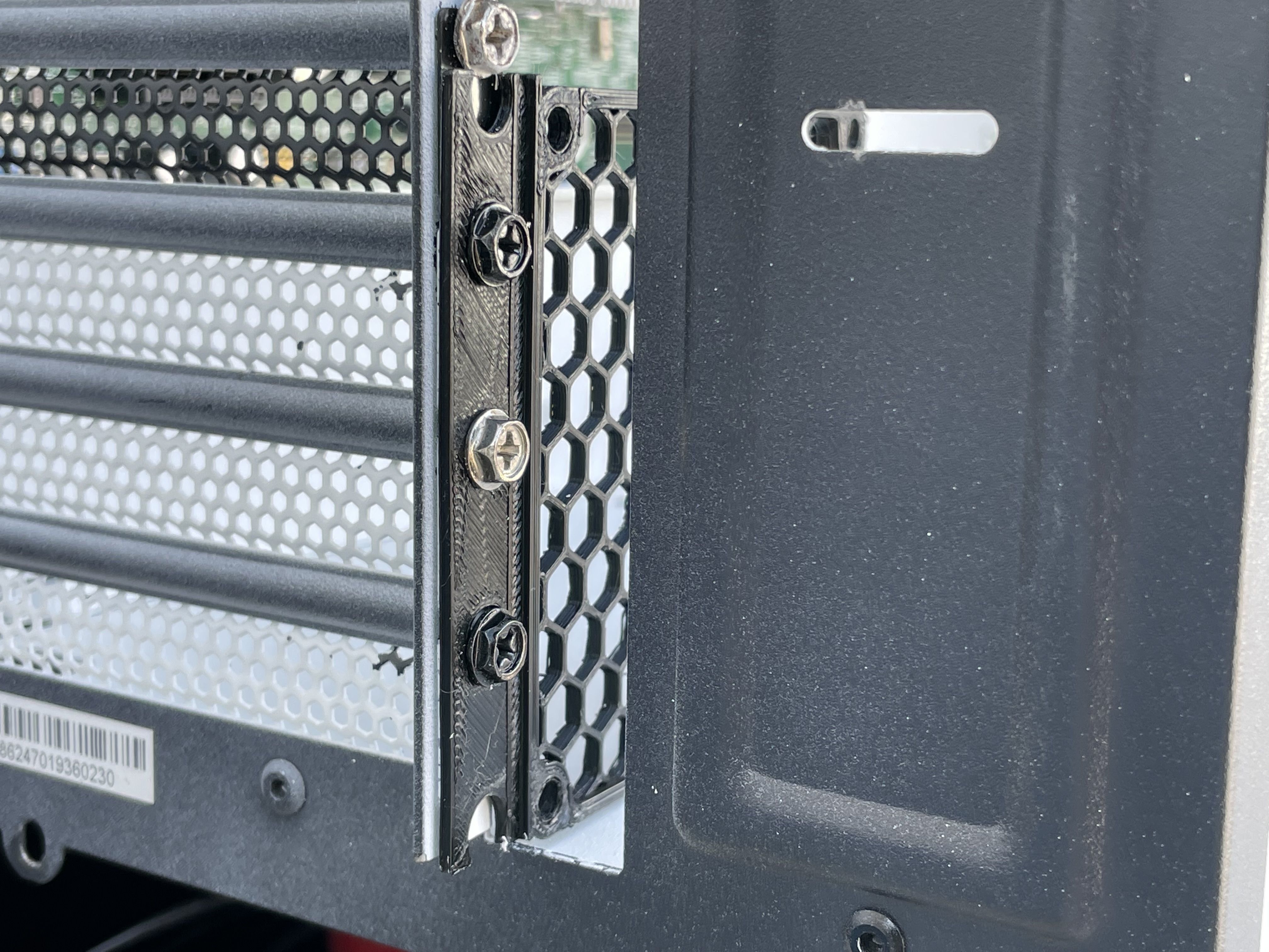 Pci Slot Cover Adapted for Vertical 80 3D model 3D printable | CGTrader