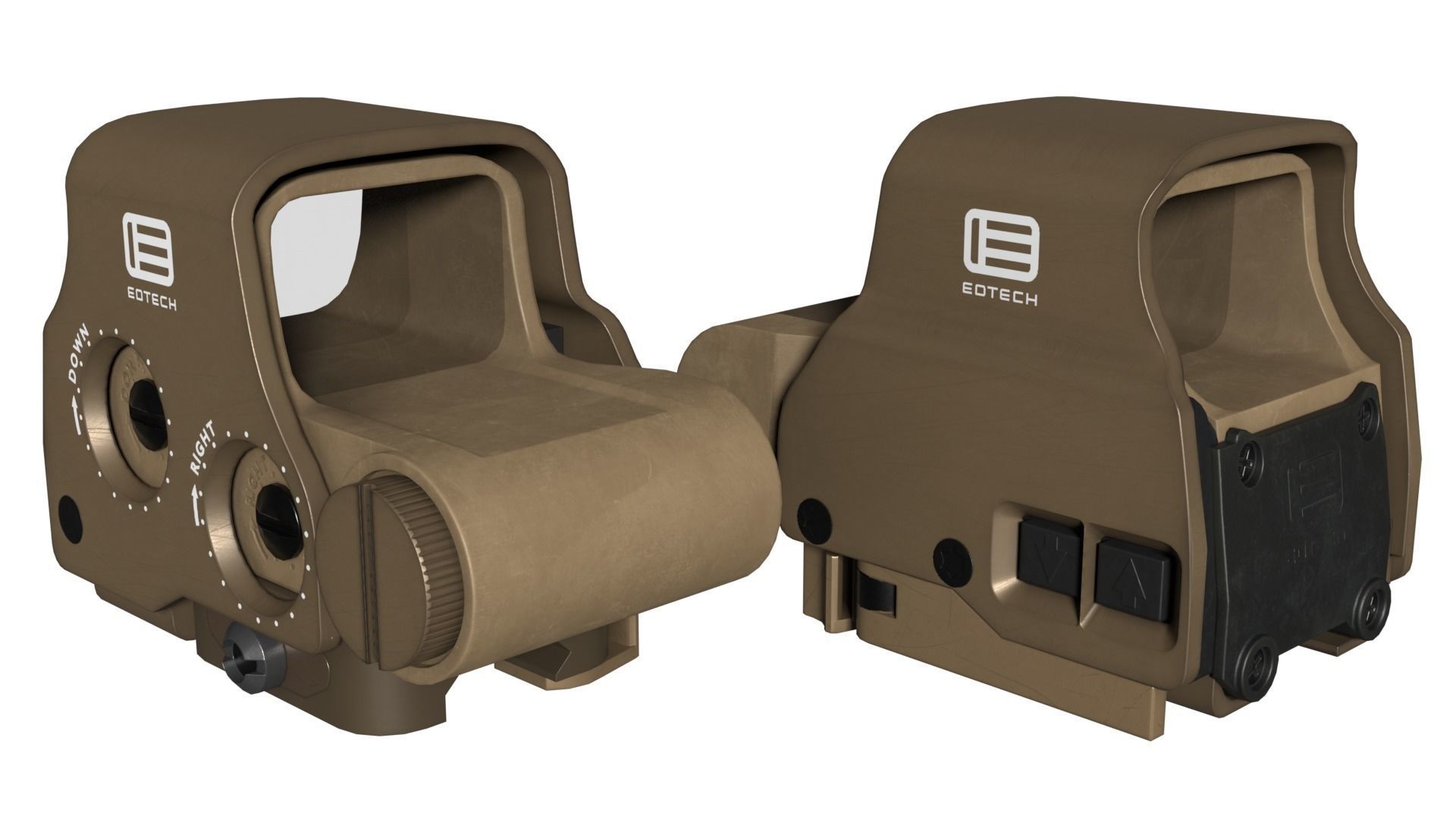 3D model EOTech EXPS-2 Holographic Sight VR / AR / low-poly | CGTrader