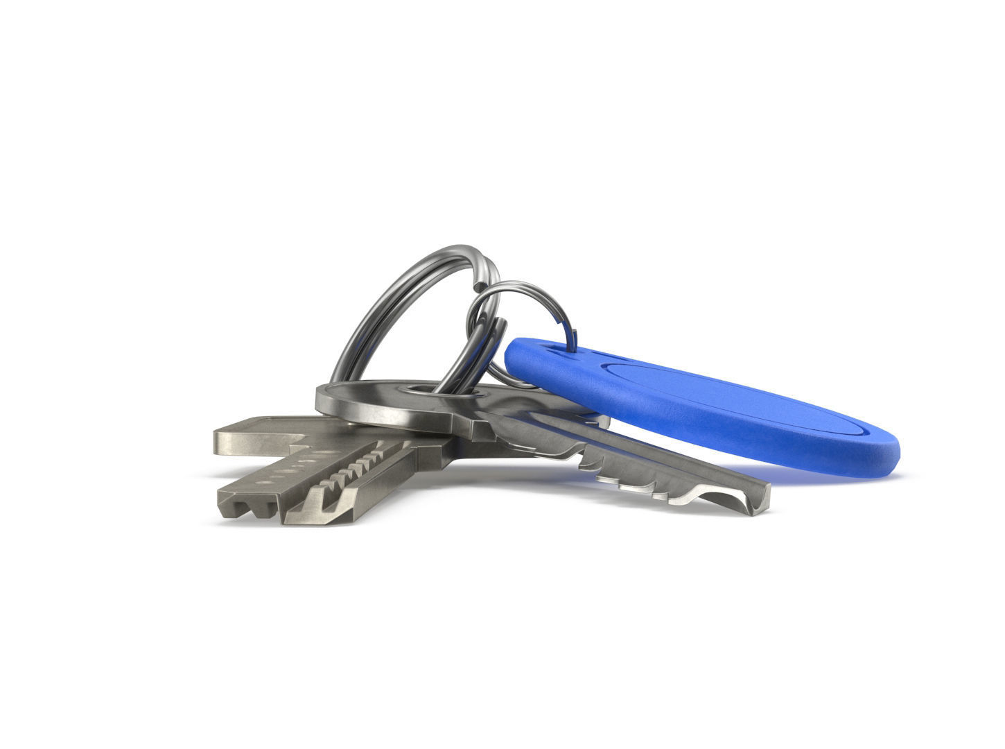 Bunch of keys with Rfid trinket 3D model | CGTrader