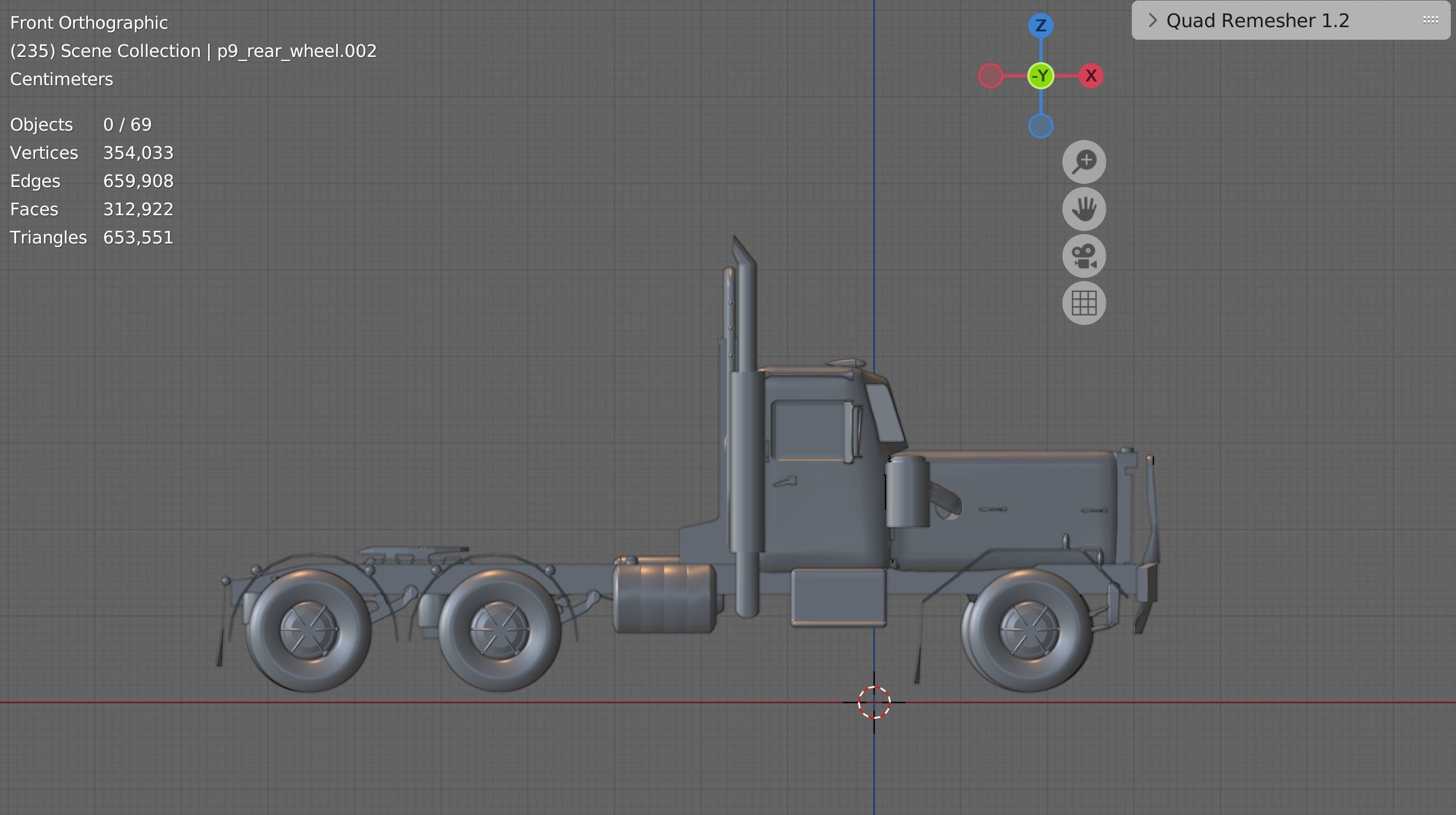 Pacific P9 6x4 3D model rigged | CGTrader