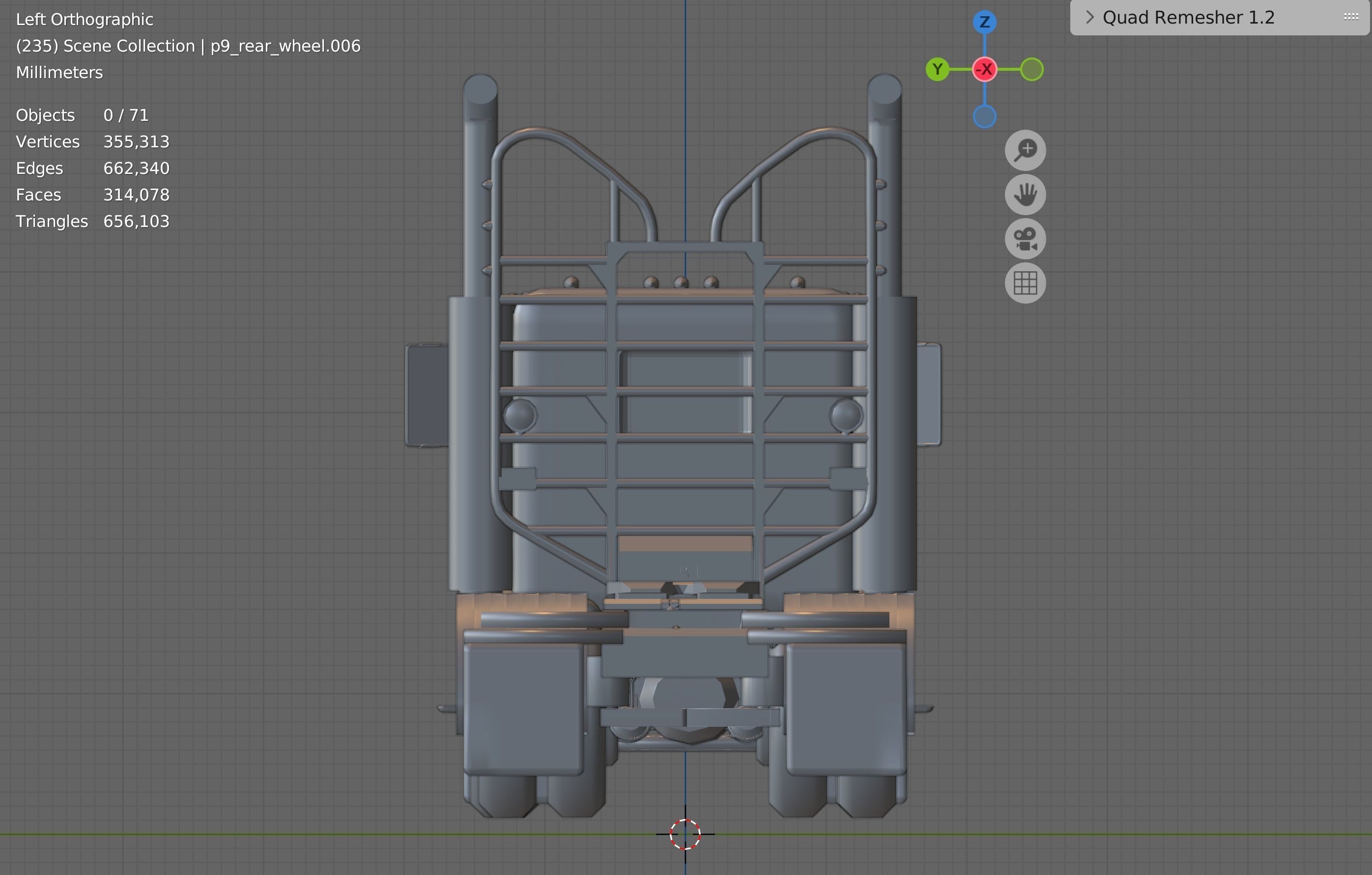 Pacific P9 6x4 3D model rigged | CGTrader