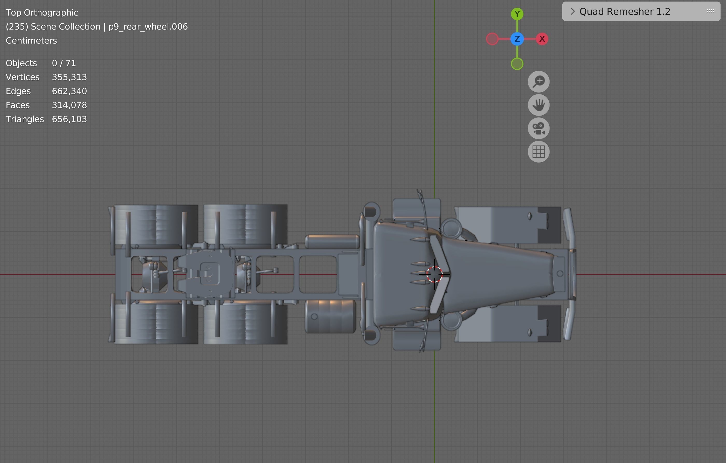 Pacific P9 6x4 3D model rigged | CGTrader