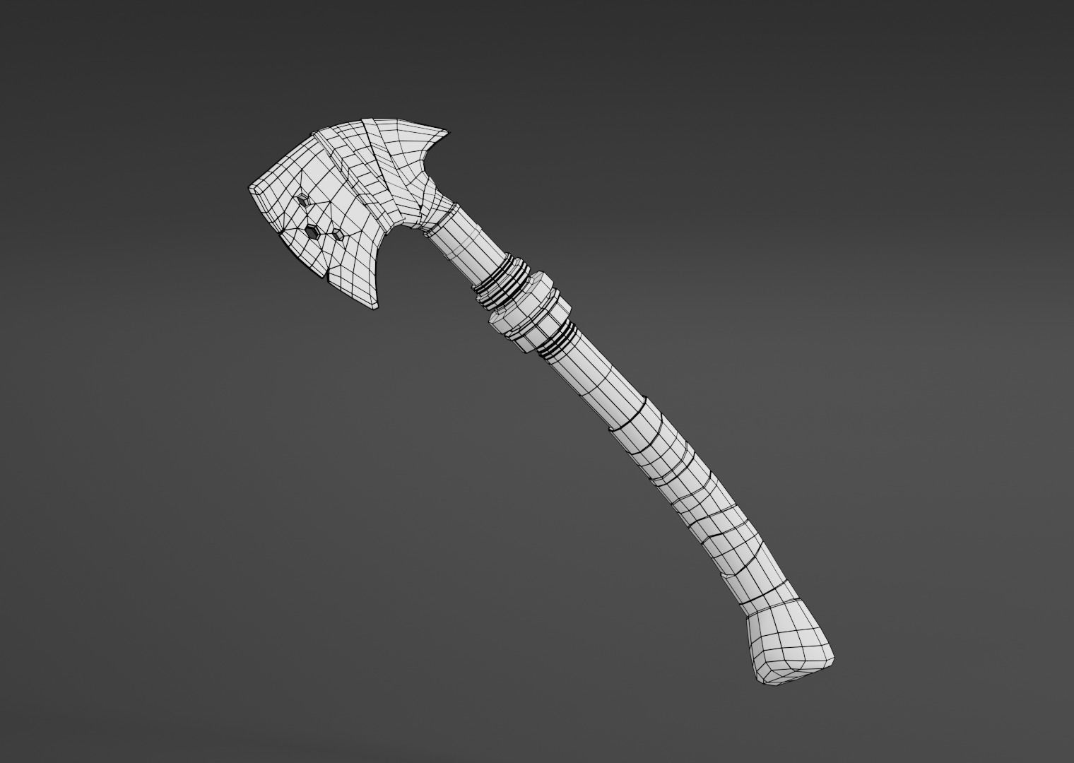 3D model Earth Axe - Elemental Axe - Model 01 VR / AR / low-poly | CGTrader