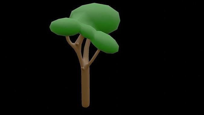 tree1 - Low poly tree free 3D model | CGTrader