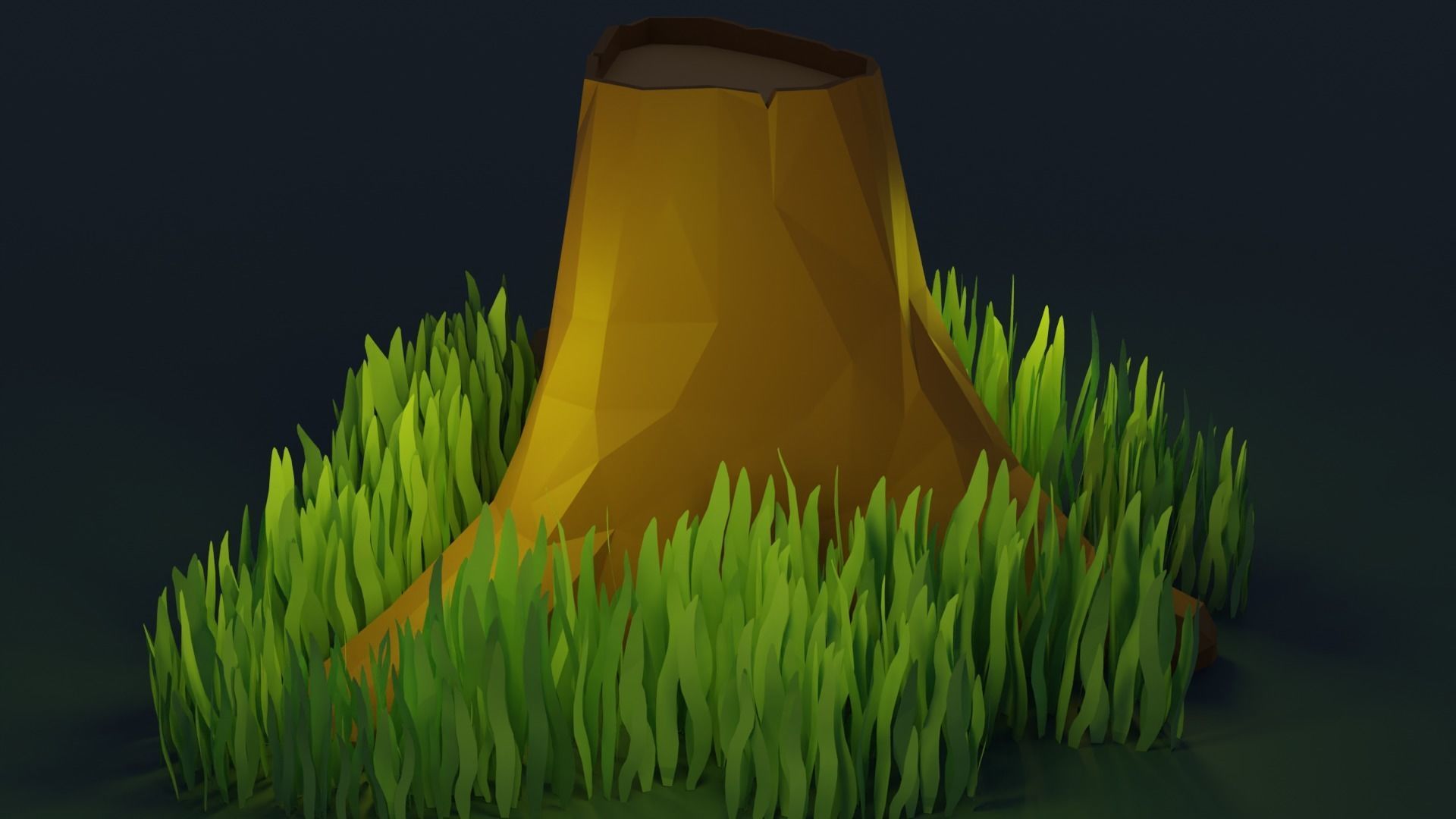 Stylized Trunks Pack low-poly 3D model free VR / AR / low-poly 3D model ...